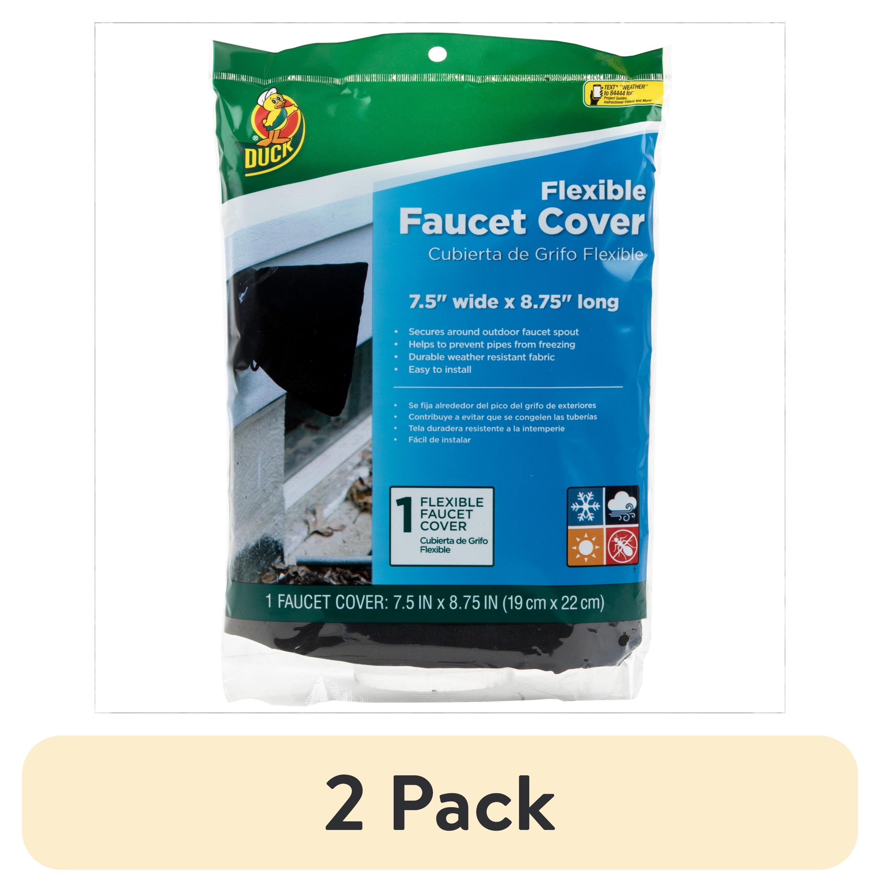 (2 pack) Duck Brand 7.5 in x 8.75 in Flexible Faucet Cover - Walmart.com