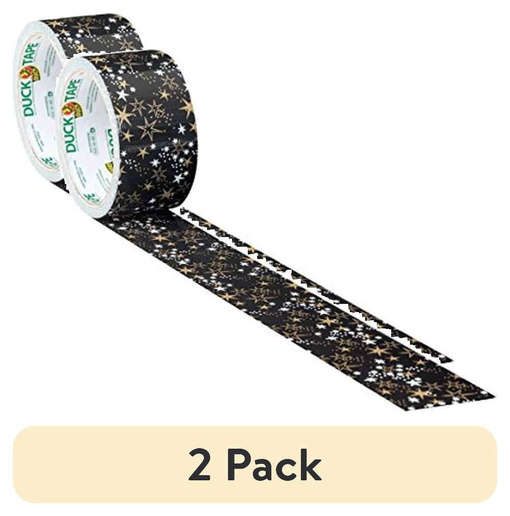(2 pack) Duck Brand Metallic Gold Stars Duct Tape, 1.88 in x 10 Yards ...