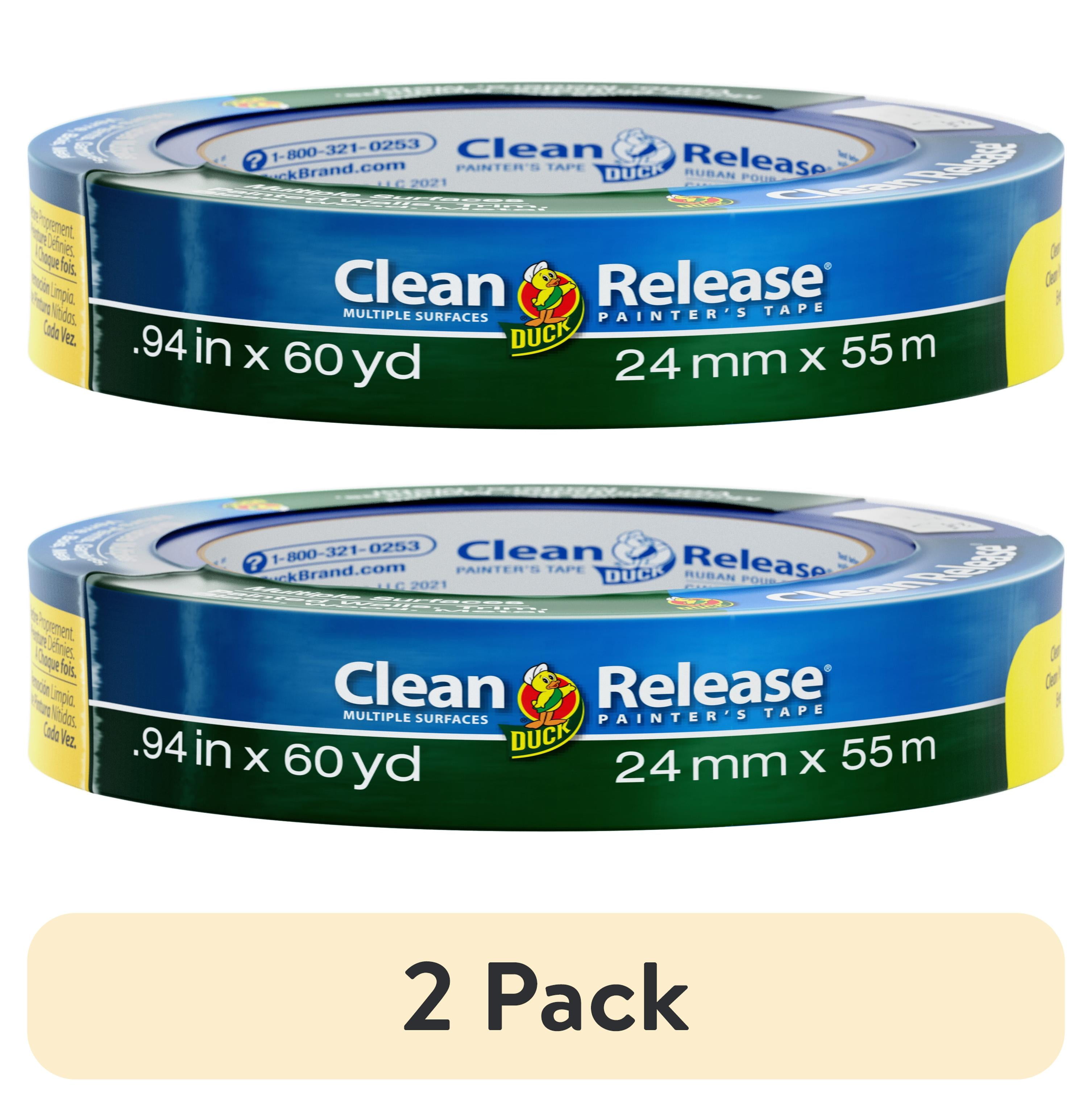 (2 pack) Duck Clean Release Blue Painter's Tape, 0.94 in. x 60 yd ...