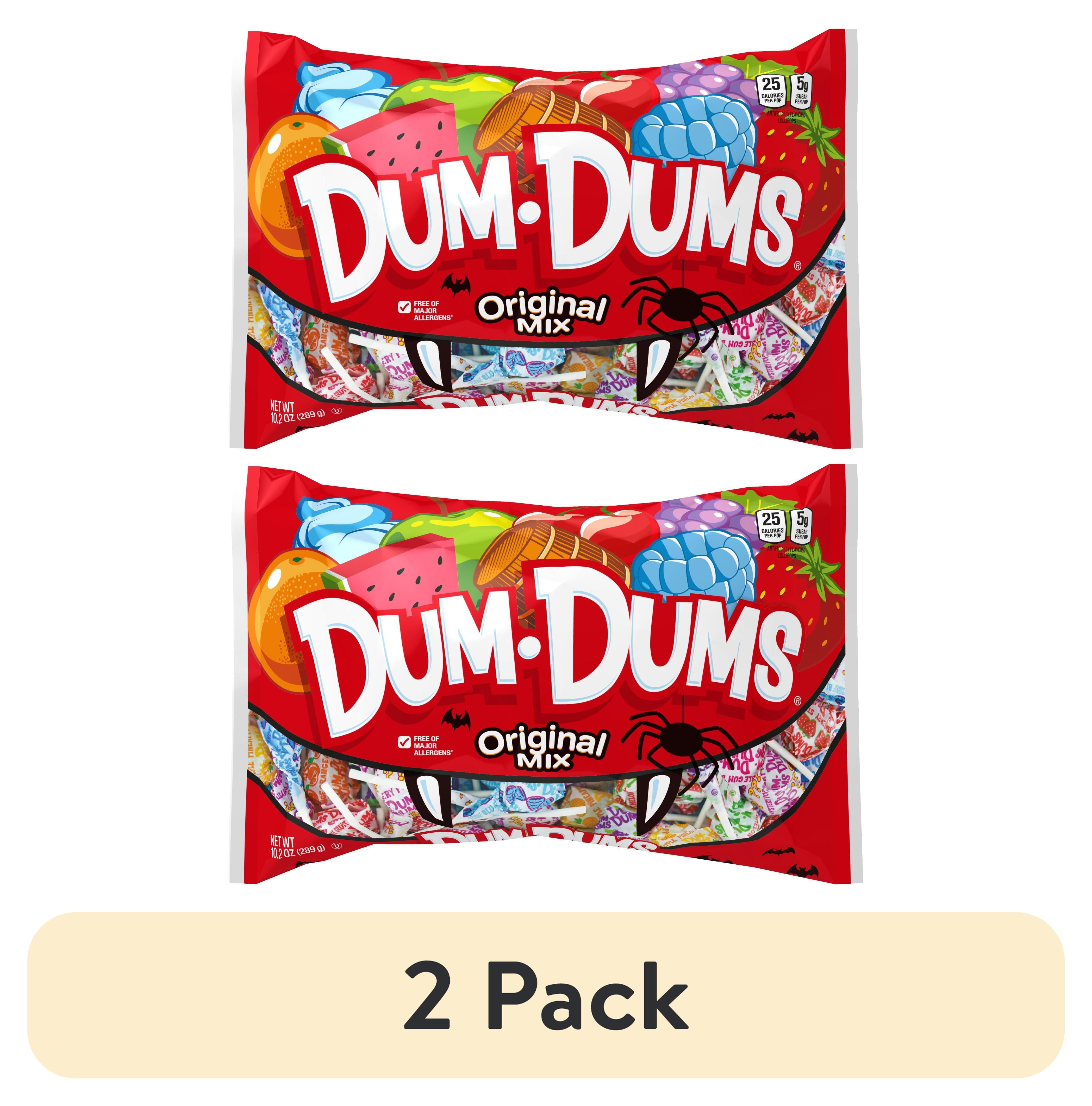 (2 pack) Dum Dums Original Mix Halloween Assorted Candy, Lollipops ...