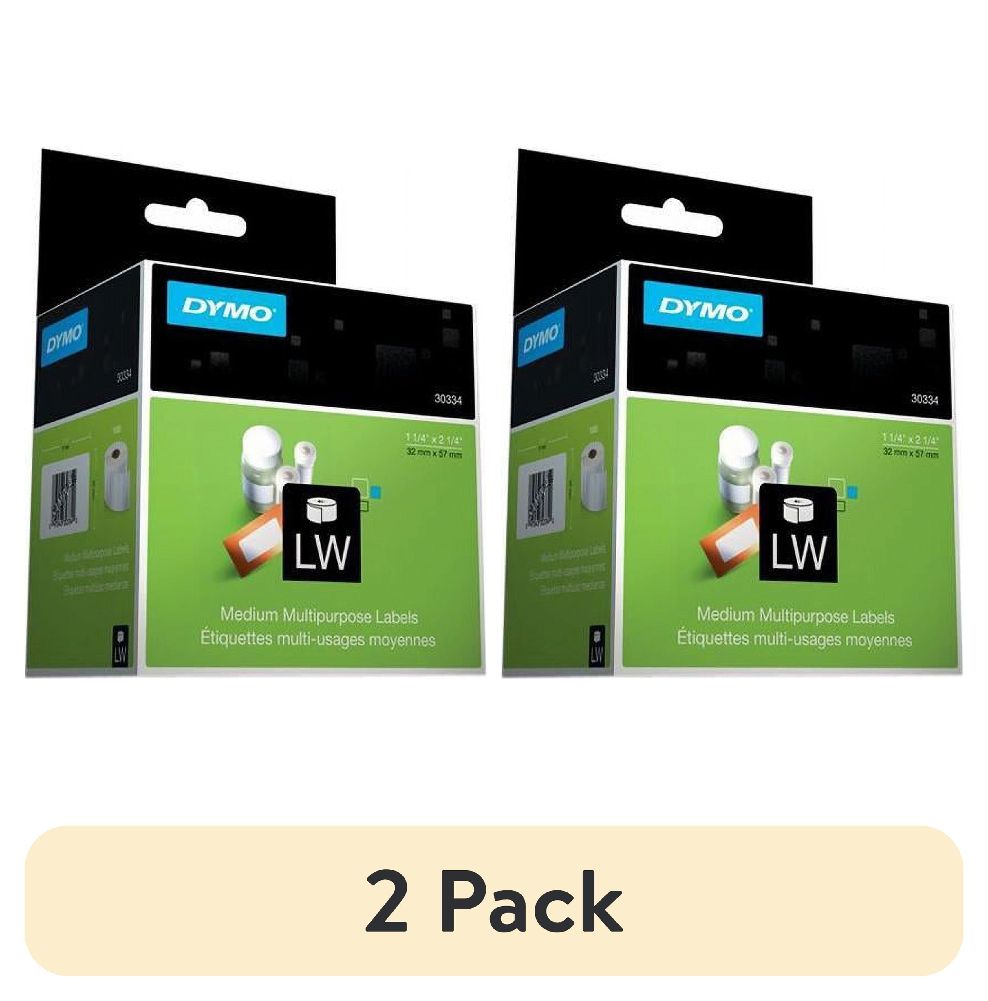 (2 pack) Dymo 30334 LW Multi-Purpose Labels, Medium 2 1/4" x 1 1/4 ...