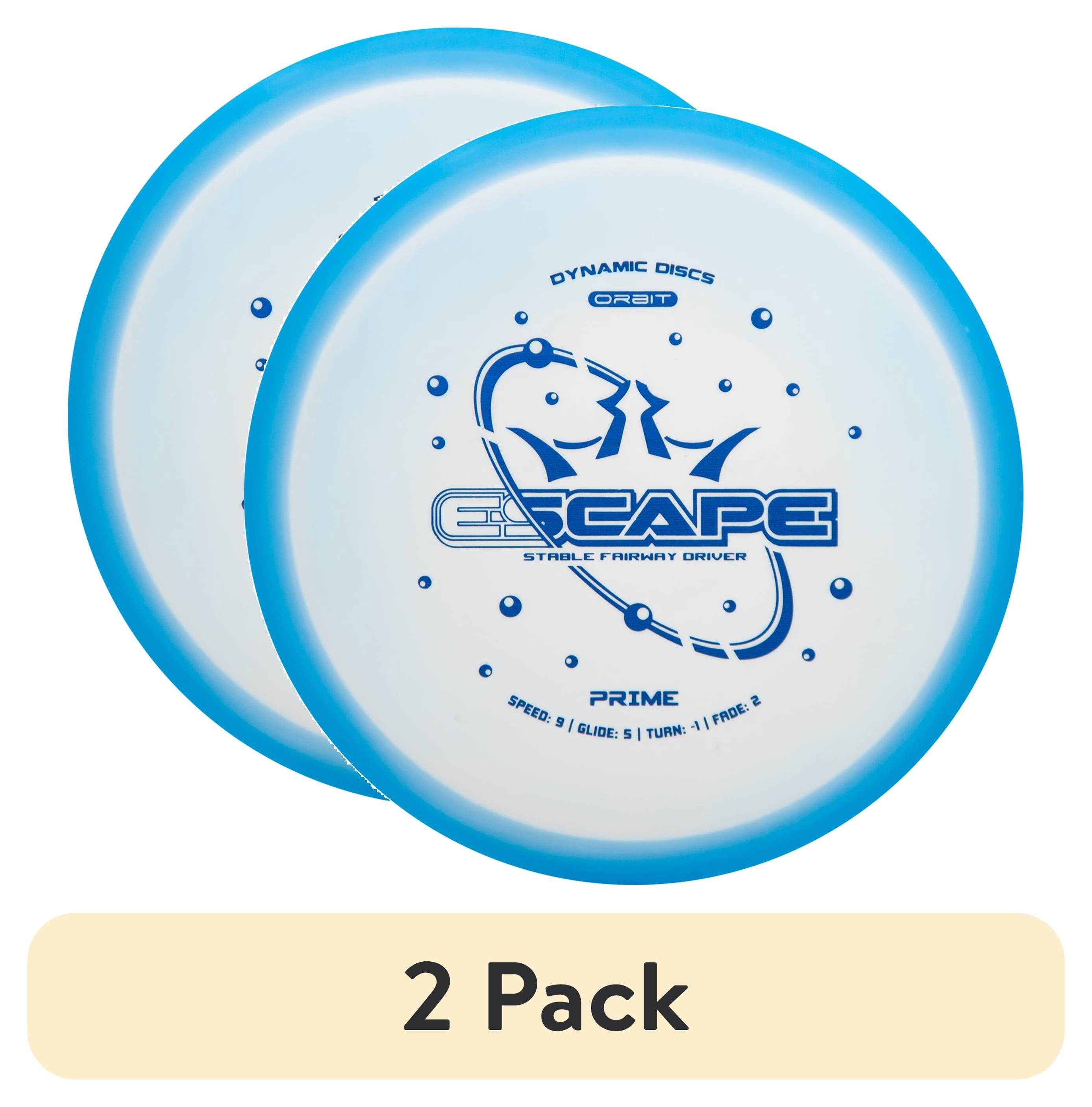 (2 pack) Dynamic Discs Prime Orbit Escape Plastic Disc Golf Fairway ...