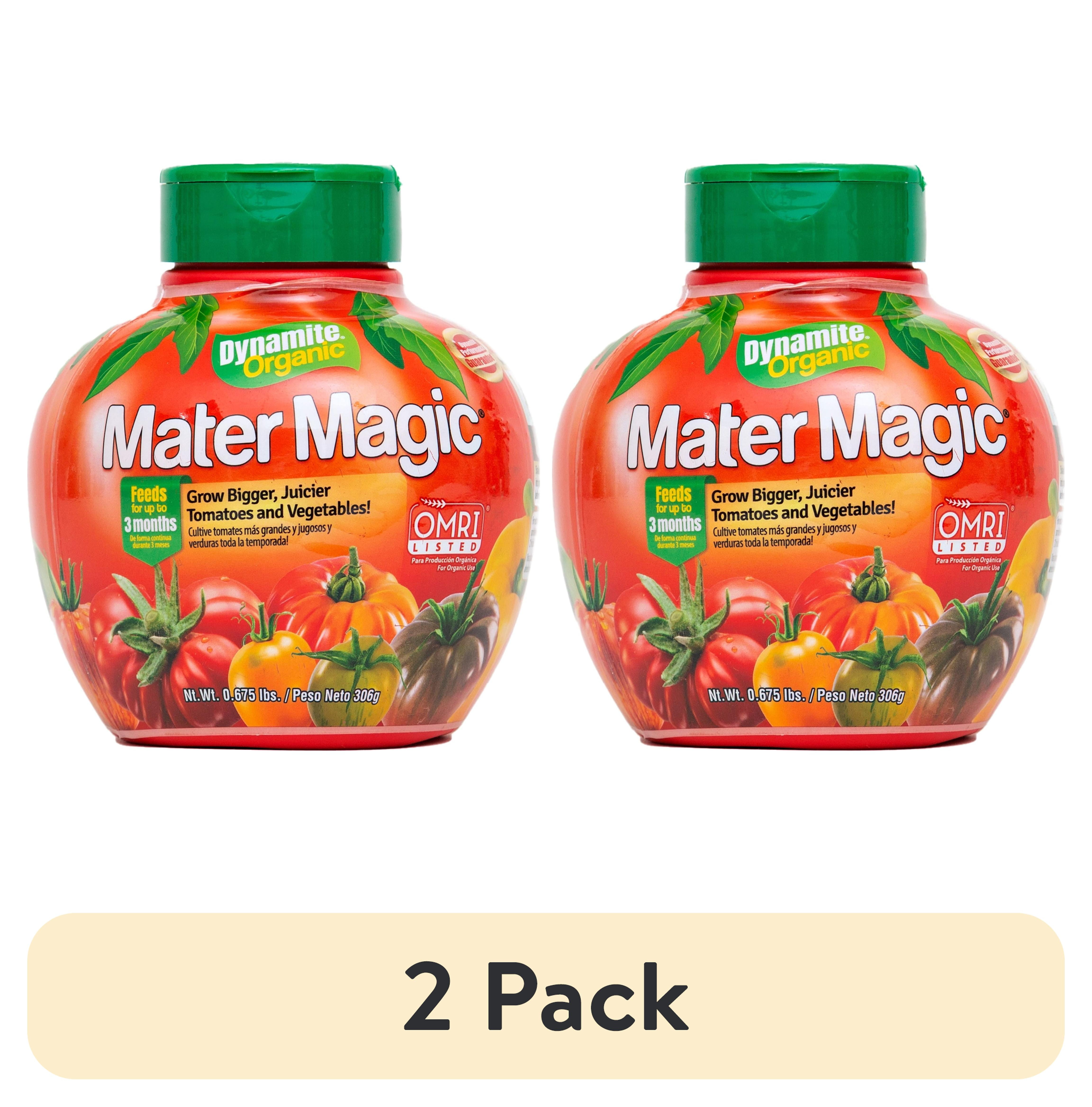 (2 pack) Dynamite Mater Magic Plant Food Natural & Organic 8-5-5 0.675 lb. - Walmart.com
