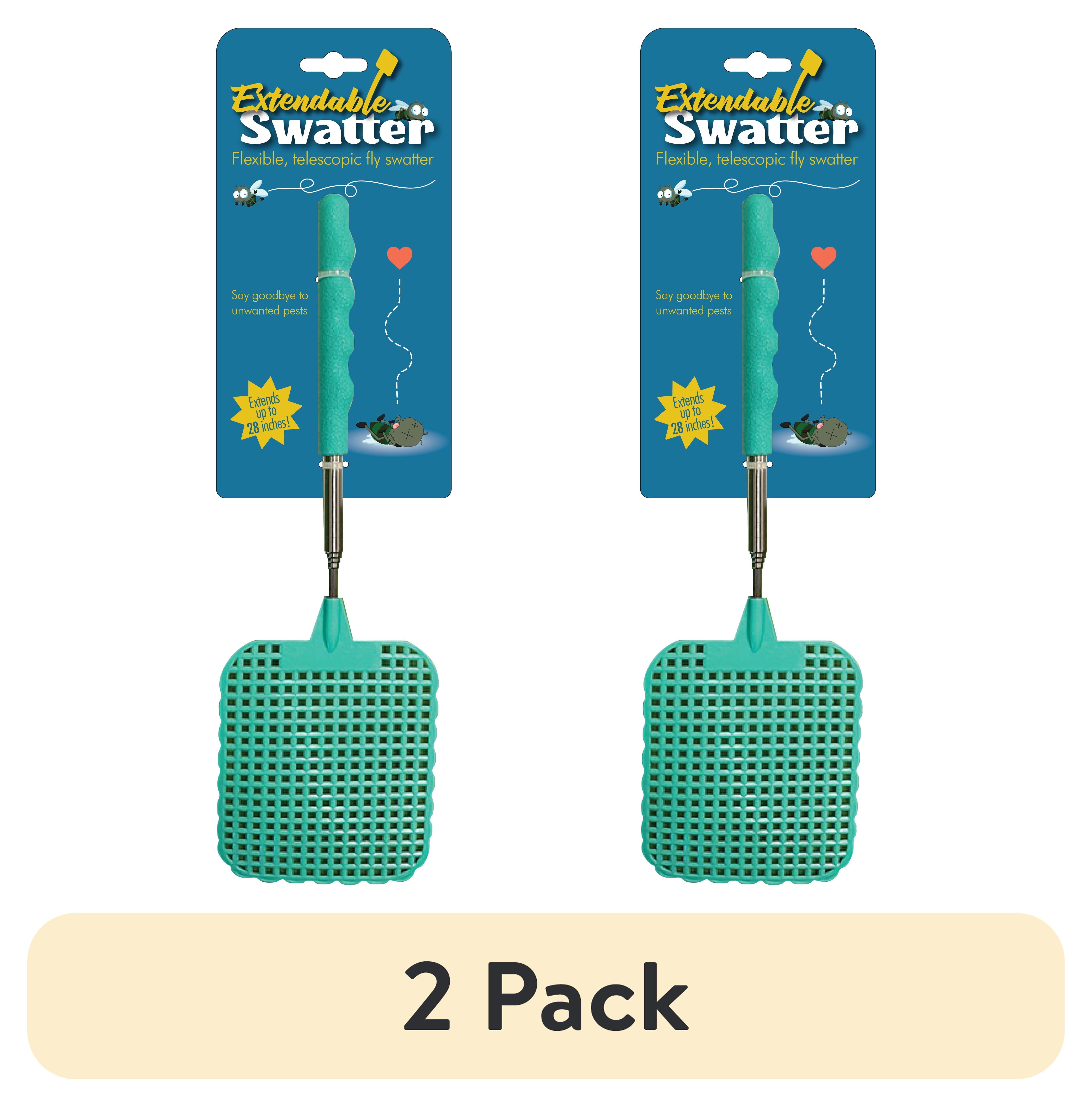 (2 pack) EXTENDABLE FLY SWATTER - Walmart.com