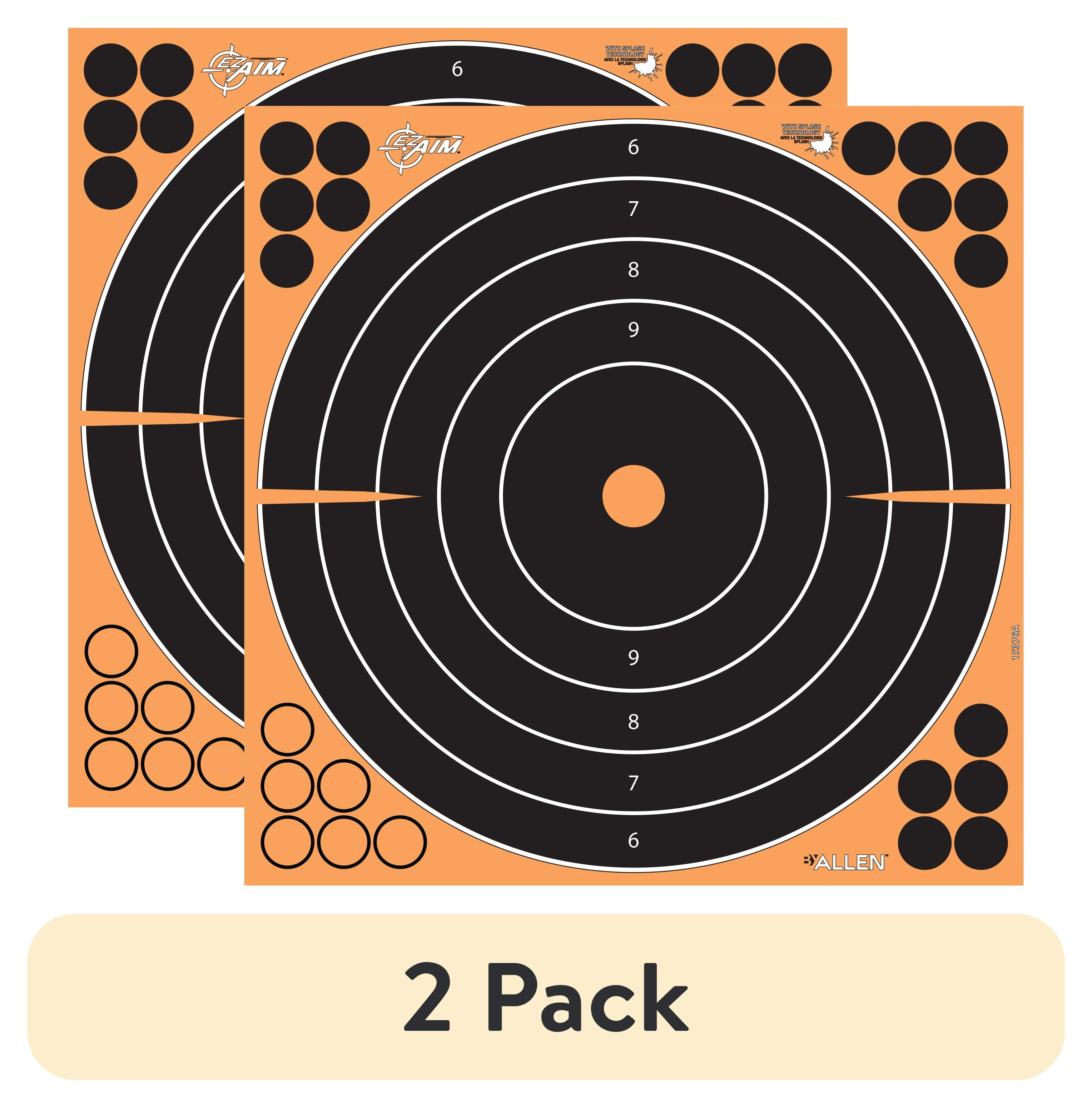 EZ Aim Bullseye Paper Shooting Targets - 12.5W x 12.5H - Walmart.com