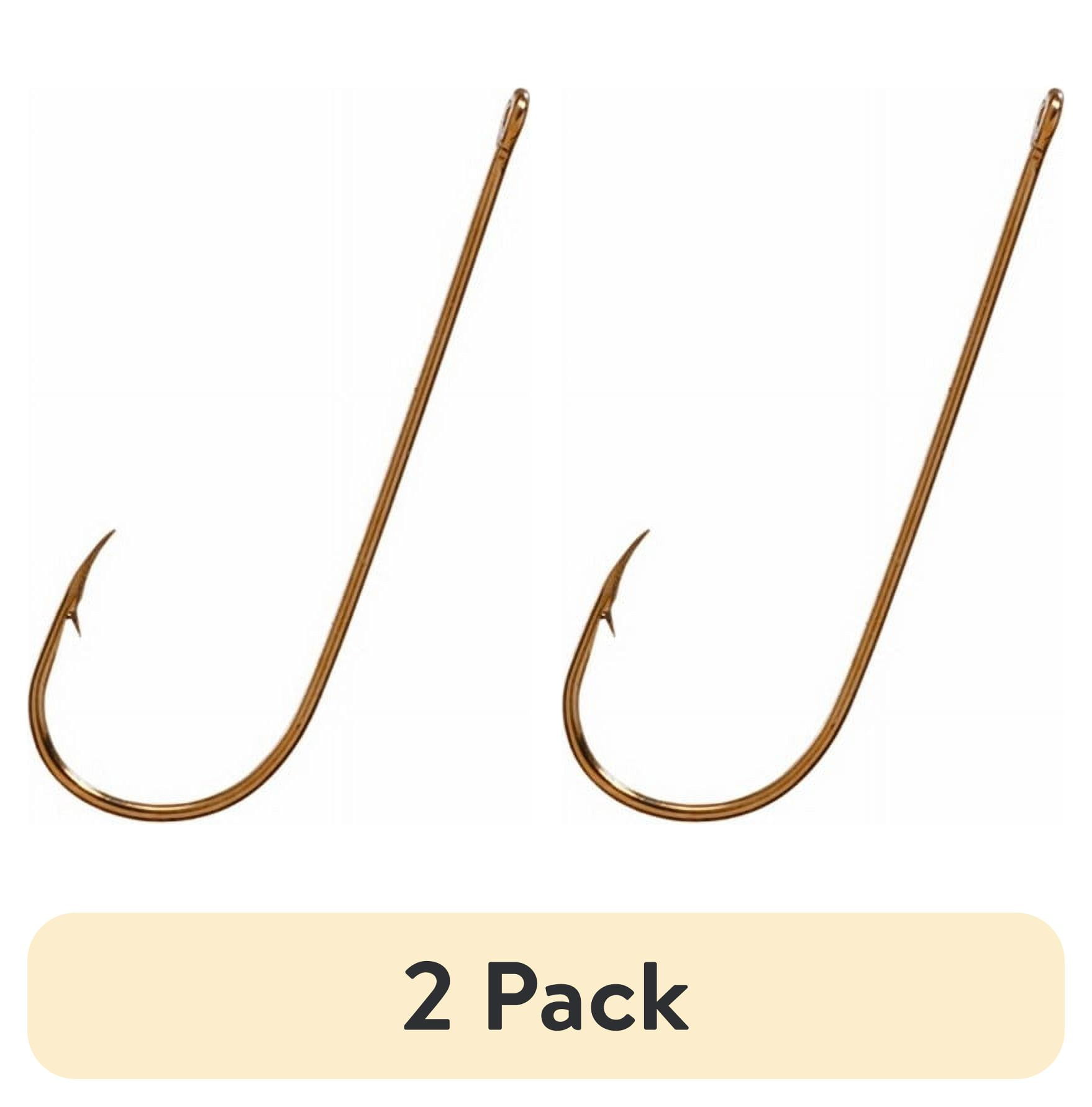 (2 pack) Eagle Claw 215FH-6 Bronze Size 6 Cricket Aberdeen Fishing ...