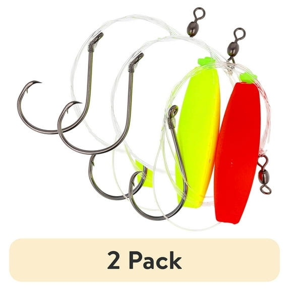 Eagle Claw Catfish Santee Cooper Rig 2 Pack - 8/0 Circle Hook Peg Float ...