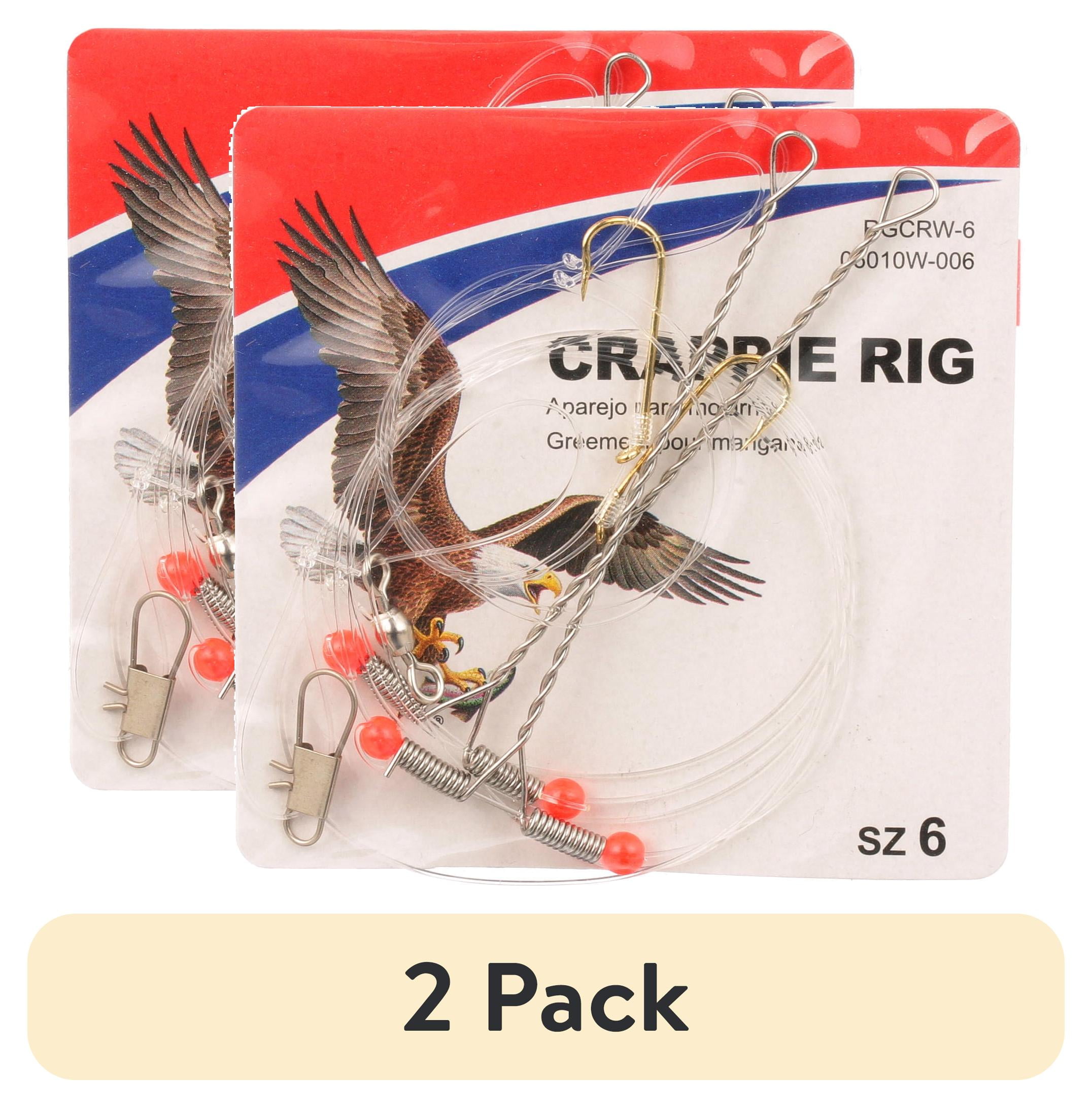 (2 pack) Eagle Claw Crappie Rig - Walmart.com