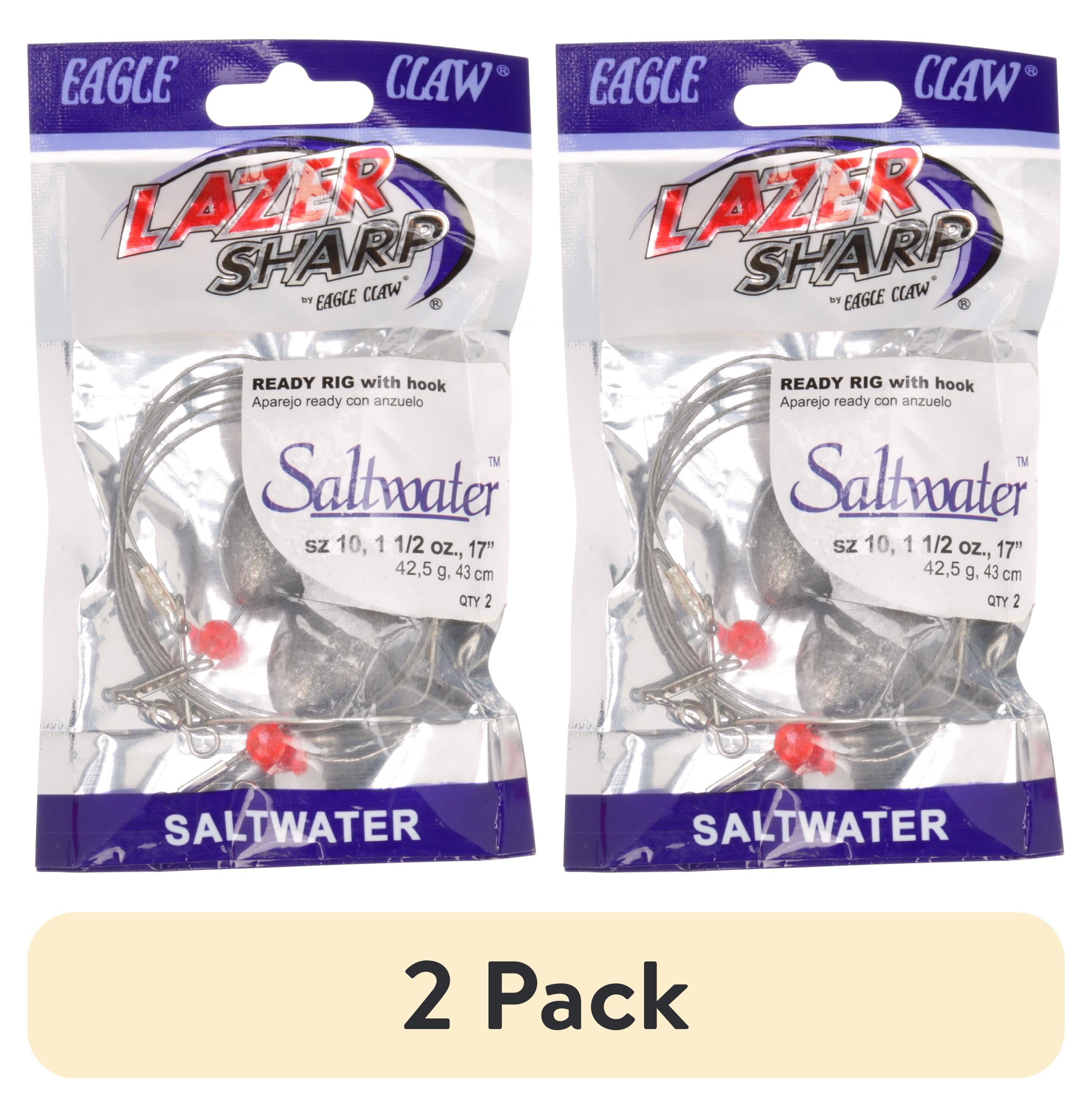 Eagle Claw Fishing Tackle Lazer Ready Rig with Hook and 1 1/2 oz. Egg ...