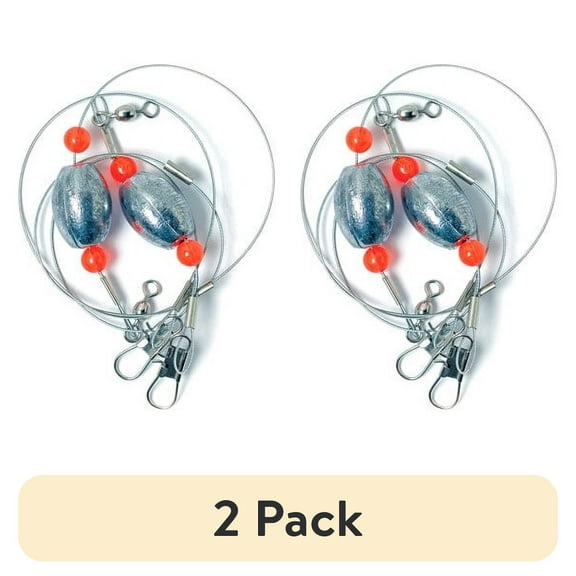 Eagle Claw Lazer Sharp 31" Redfish Rig with 1 oz. Egg Sinker, 2 Pack - Walmart.com