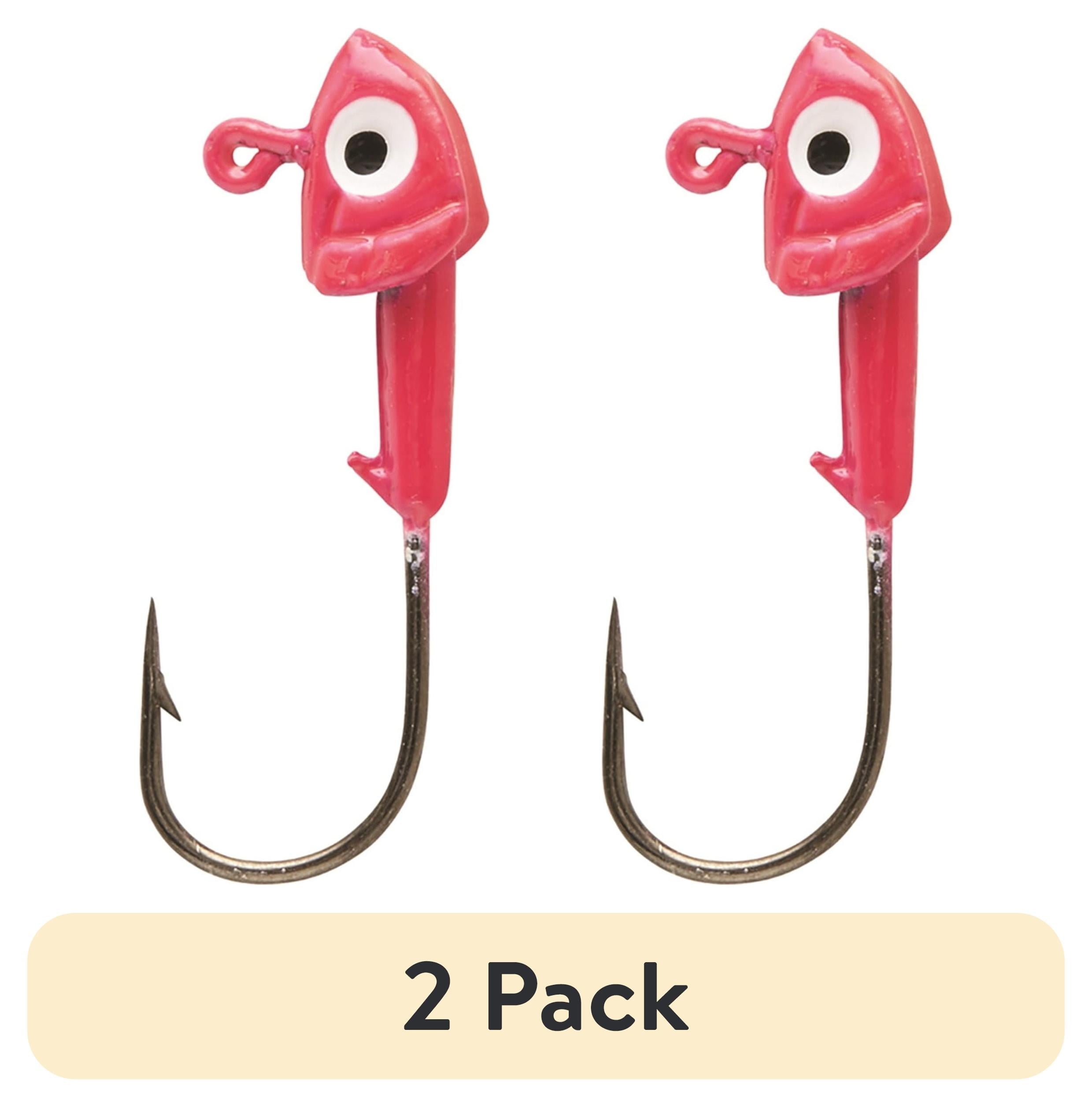 (2 pack) Eagle Claw Panfish Insider Tube Fishing Jig Head, Bronze Hook ...