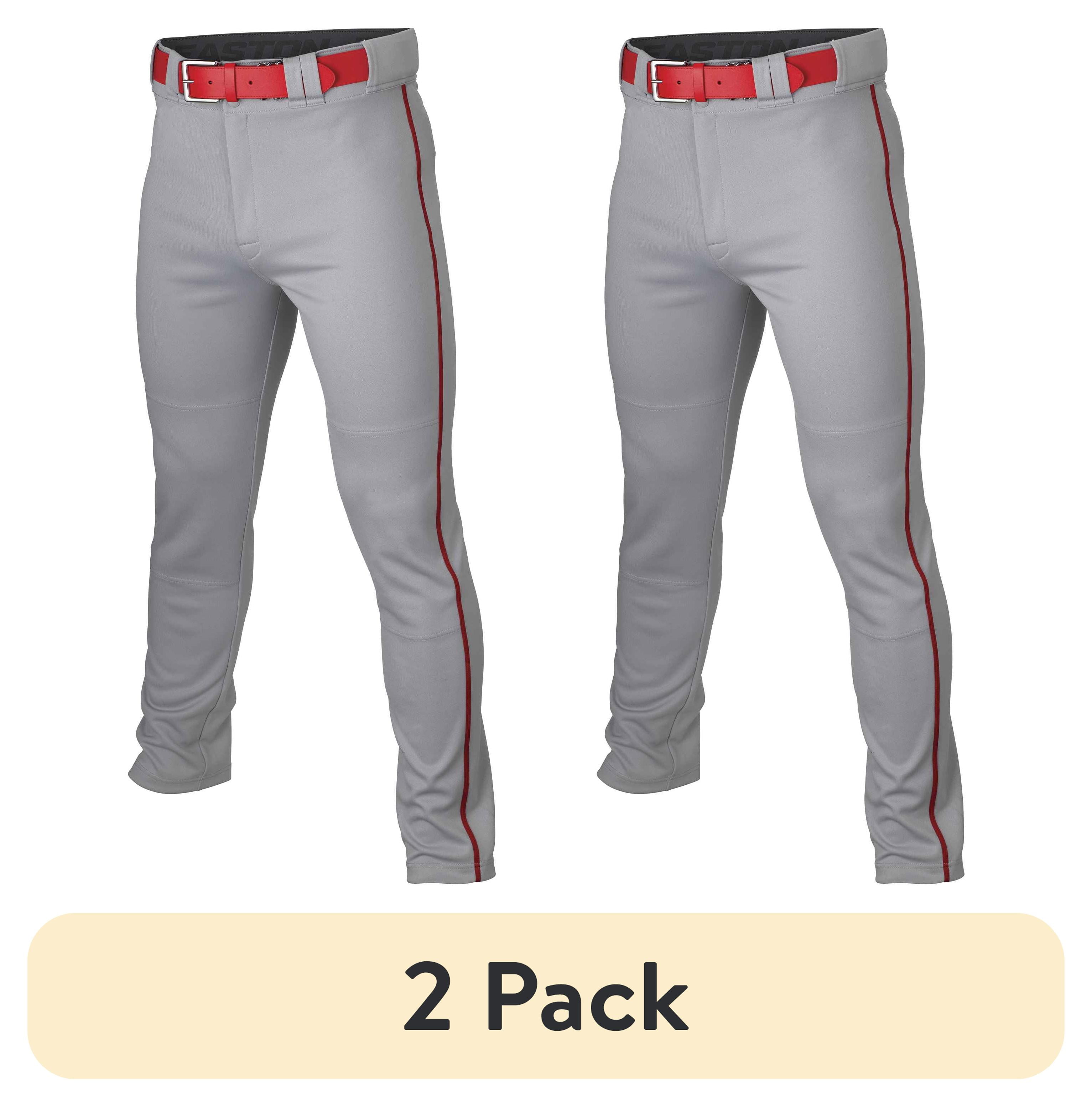 (2 pack) Easton Rival+ Piped Adult Pant | Grey/Navy | XXL - Walmart ...