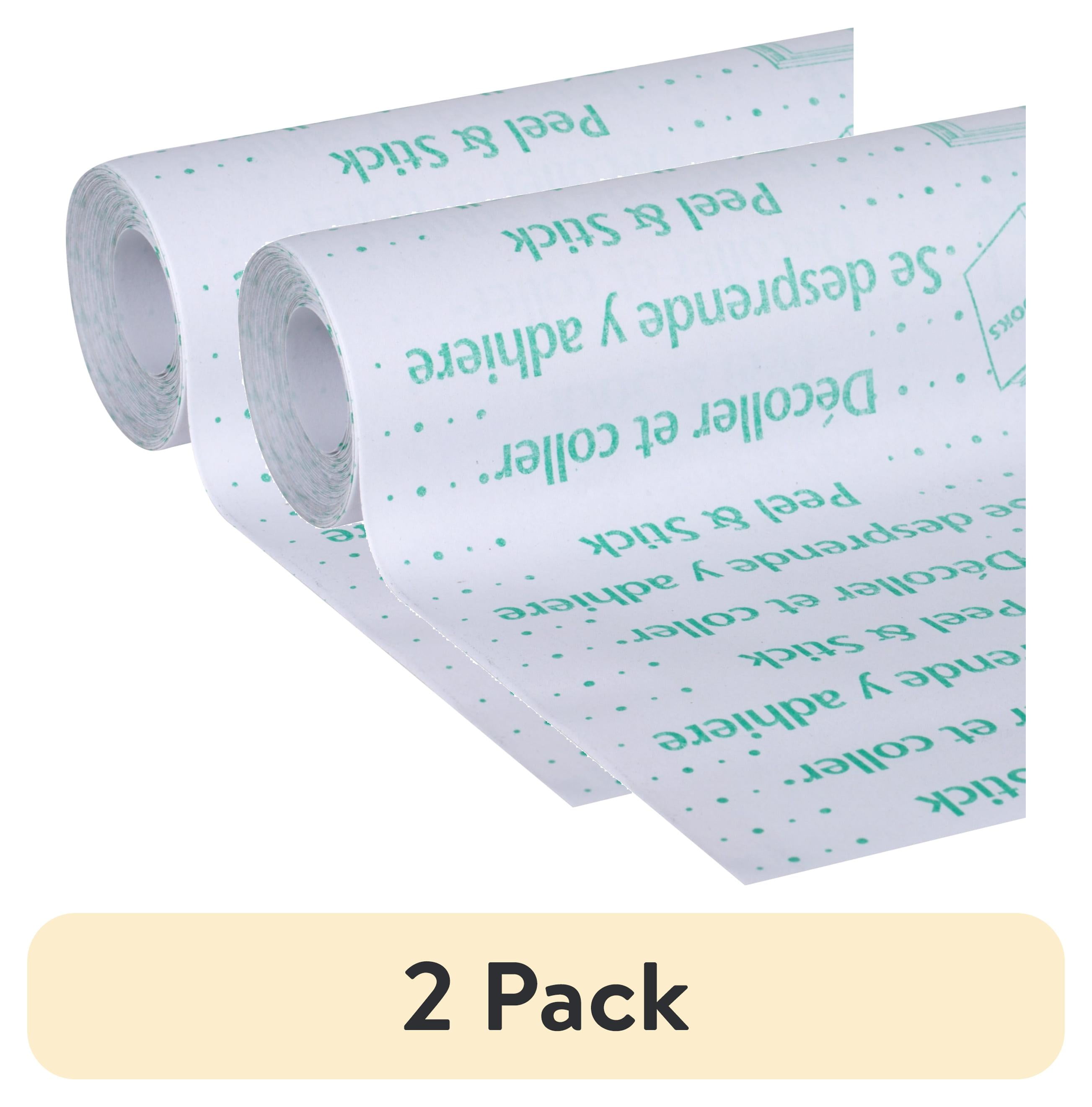 (2 pack) EasyLiner Brand Contact Paper Adhesive Shelf Liner, Clear, 18 ...
