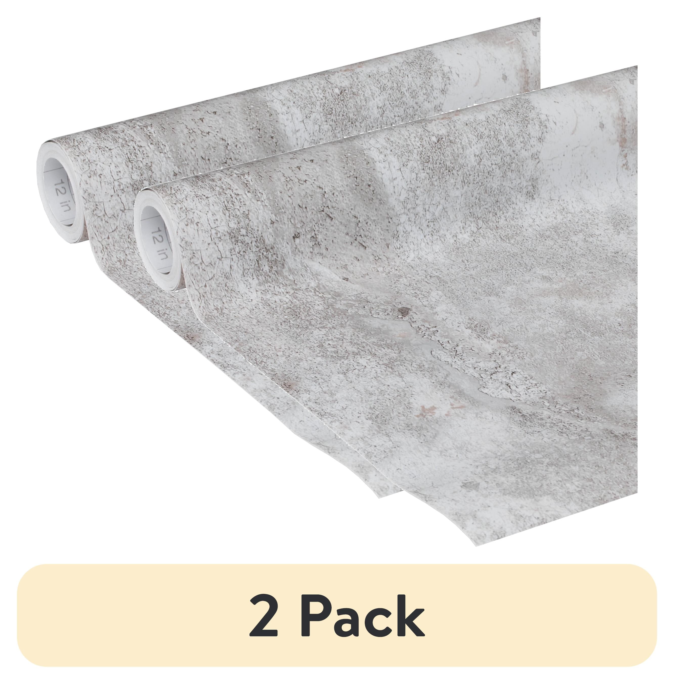 EasyLiner 2 Pack Contact Paper Adhesive Shelf Liner, Concrete, 20 in x ...