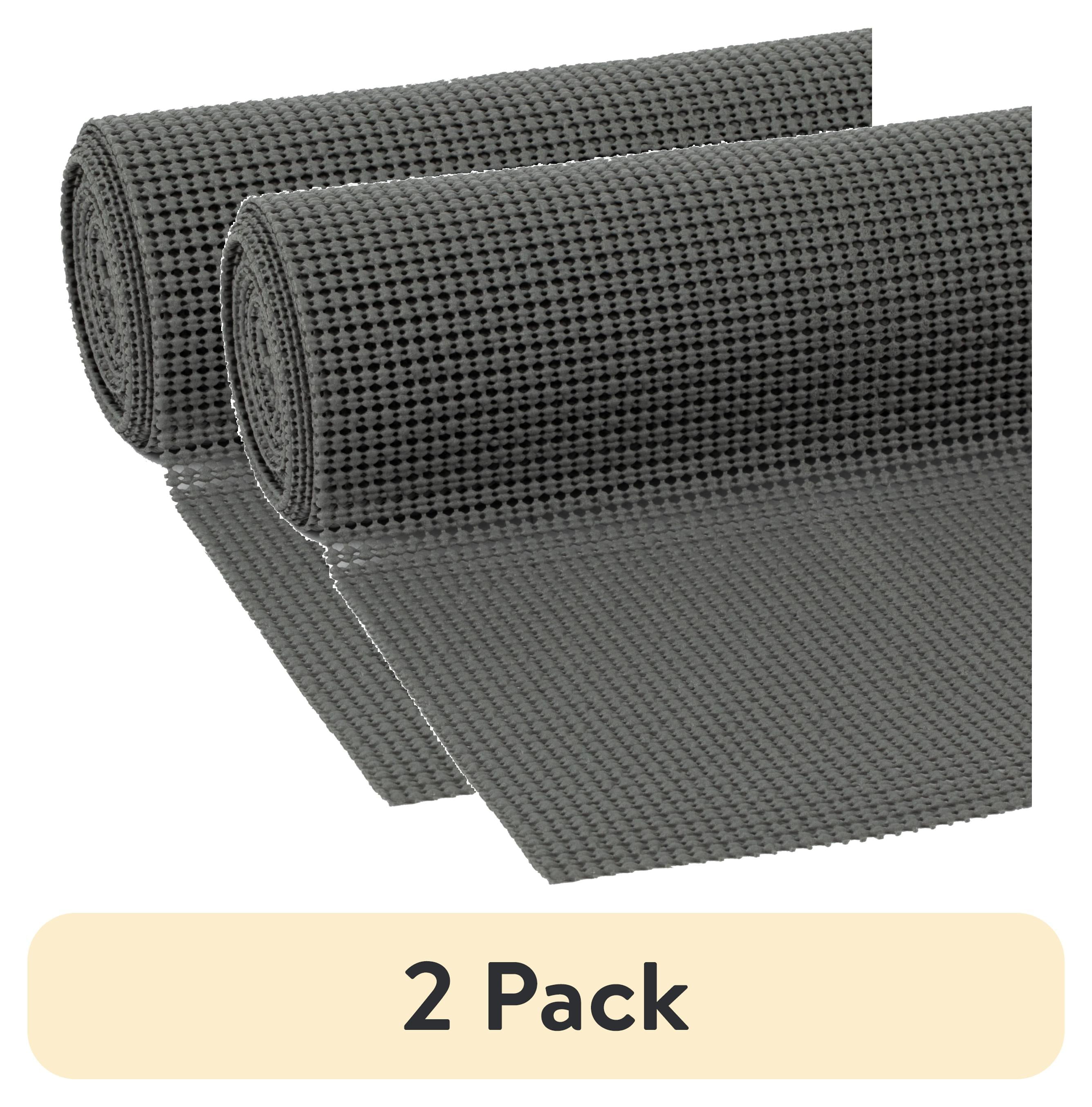 EasyLiner 2 Pack Select Grip Shelf Liner Dark Gray 12 in x 10 ft Drawer ...