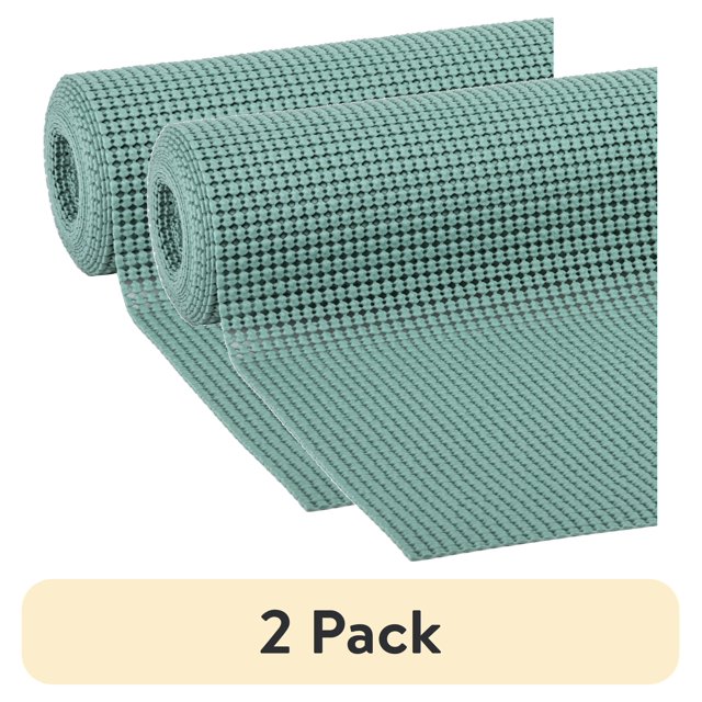 (2 pack) EasyLiner Select Grip Shelf Liner, Fern Green, 12 in. x 10 ft ...