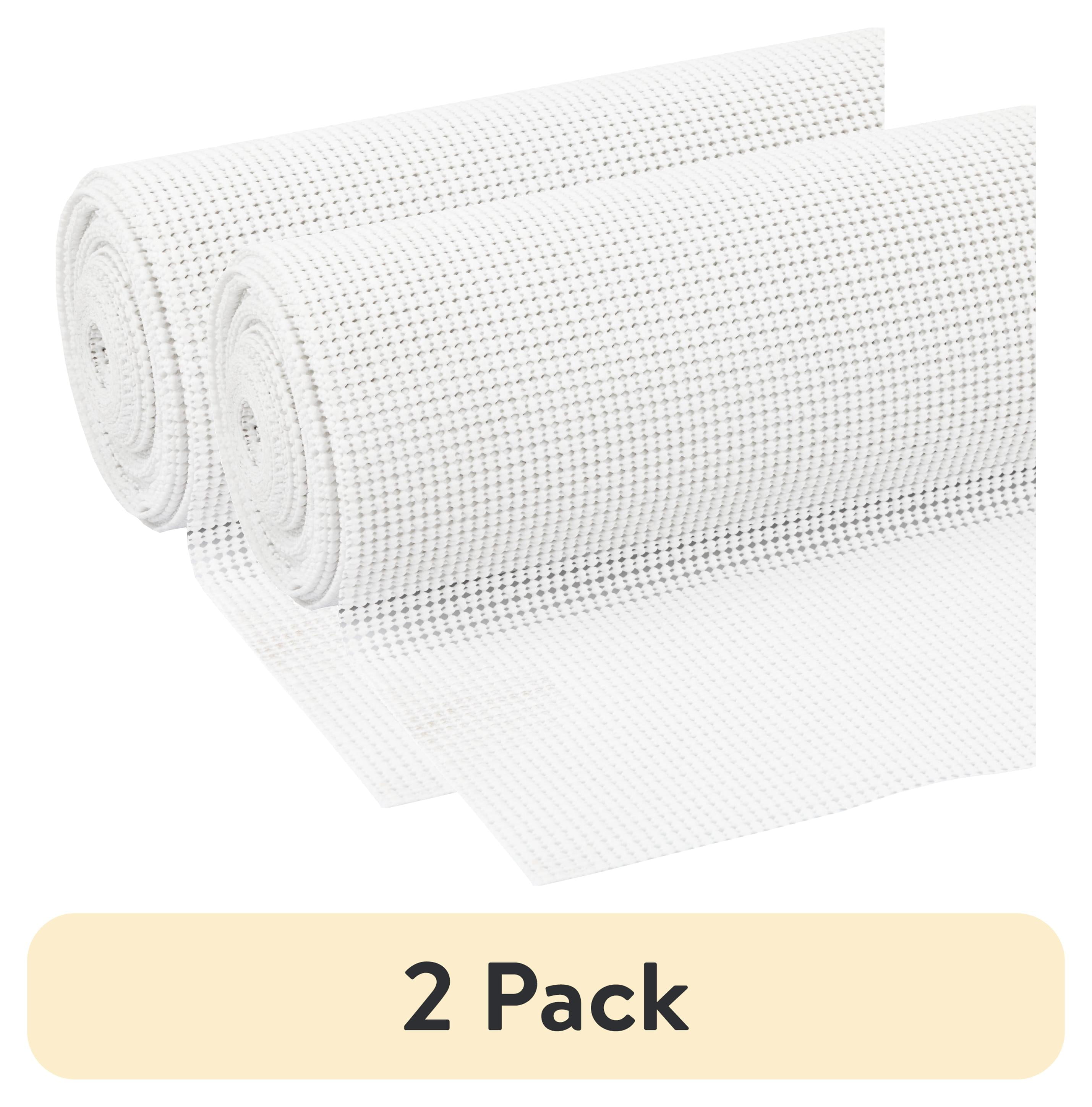 (2 pack) EasyLiner Select Grip Shelf Liner, White, 12 in. x 30 ft. Roll ...