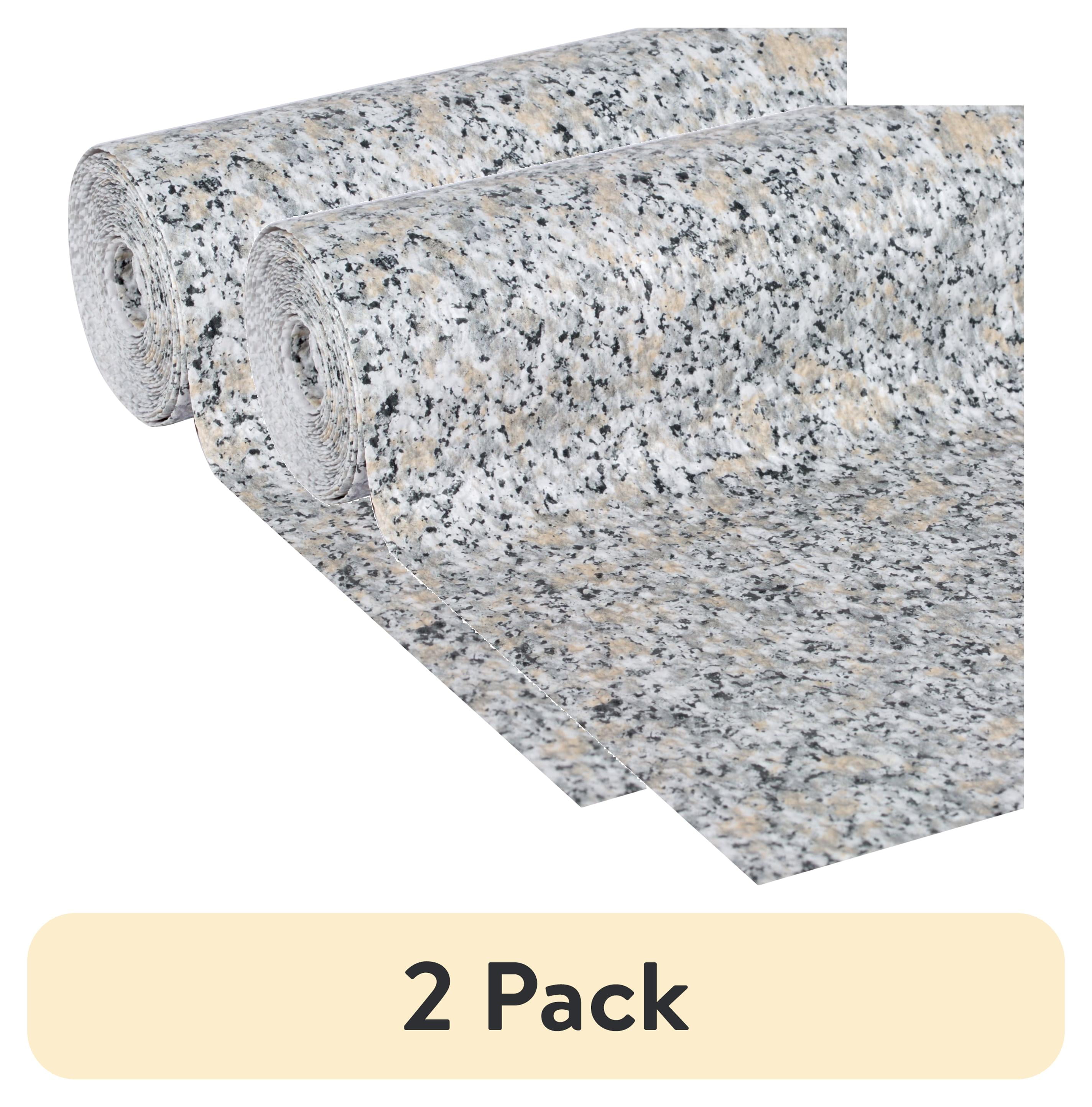 (2 pack) EasyLiner Smooth Top Shelf Liner, Gray Granite, 12 in. x 10 ft ...