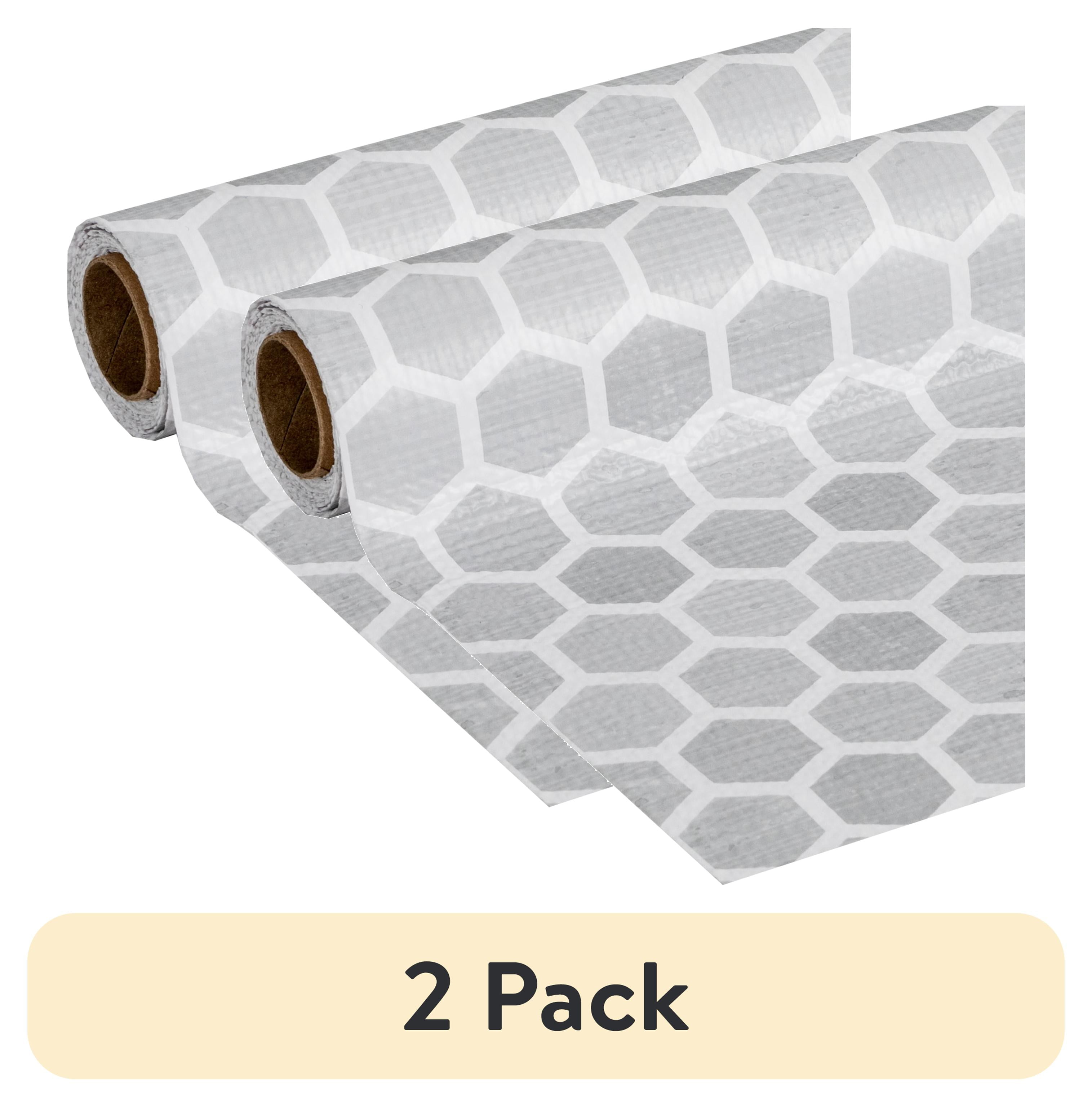 (2 pack) EasyLiner Smooth Top Shelf Liner, Gray Subtle, 20 in. x 6 ft ...