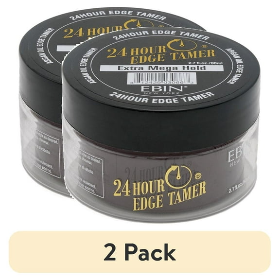BASK AND LATHER Edge Control Hair Gel, Strong Hold, Thick Edges, Non ...