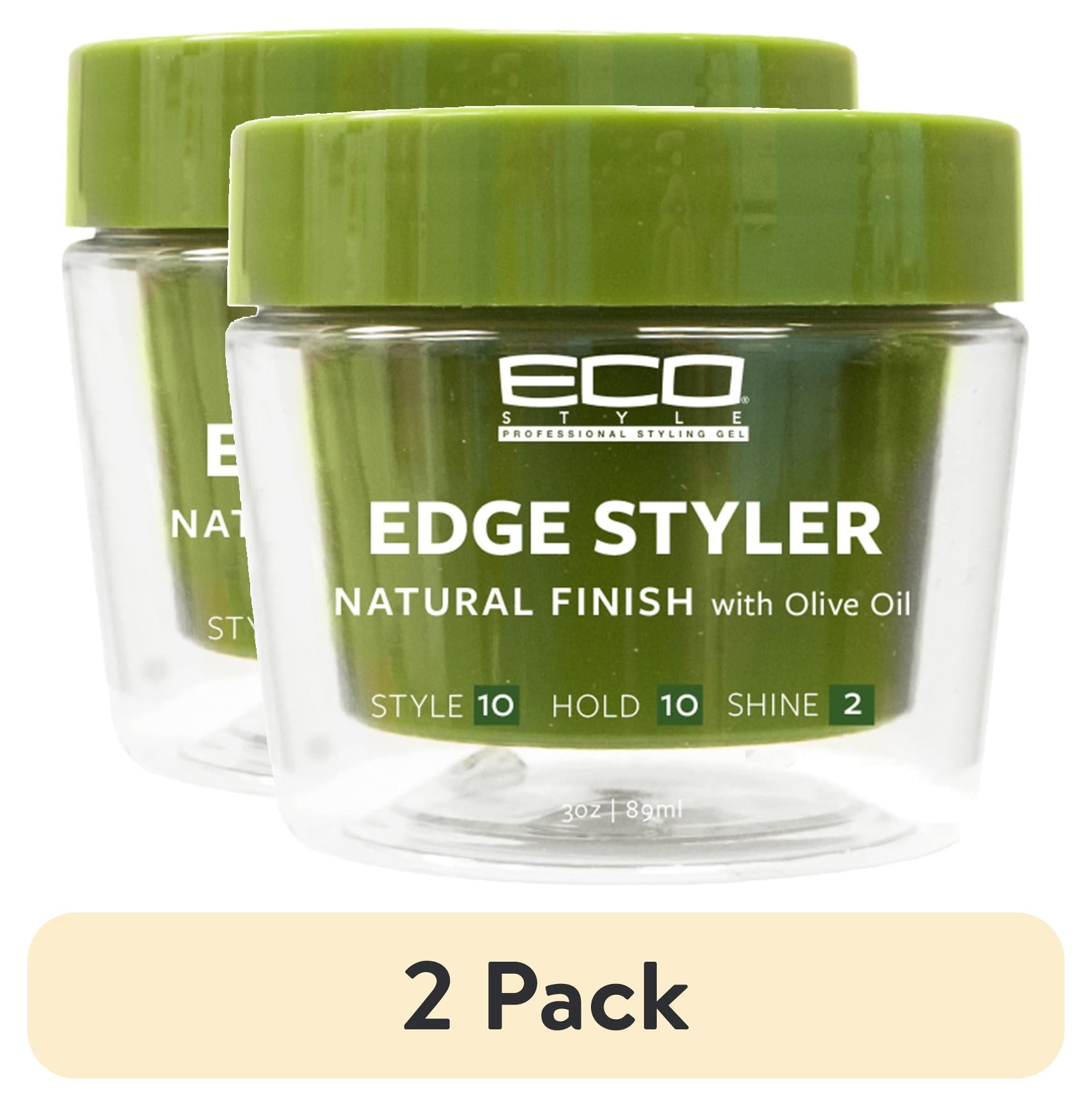 (2 pack) Eco Style Edge Styler Natural Finish with Olive Oil, 3. oz ...
