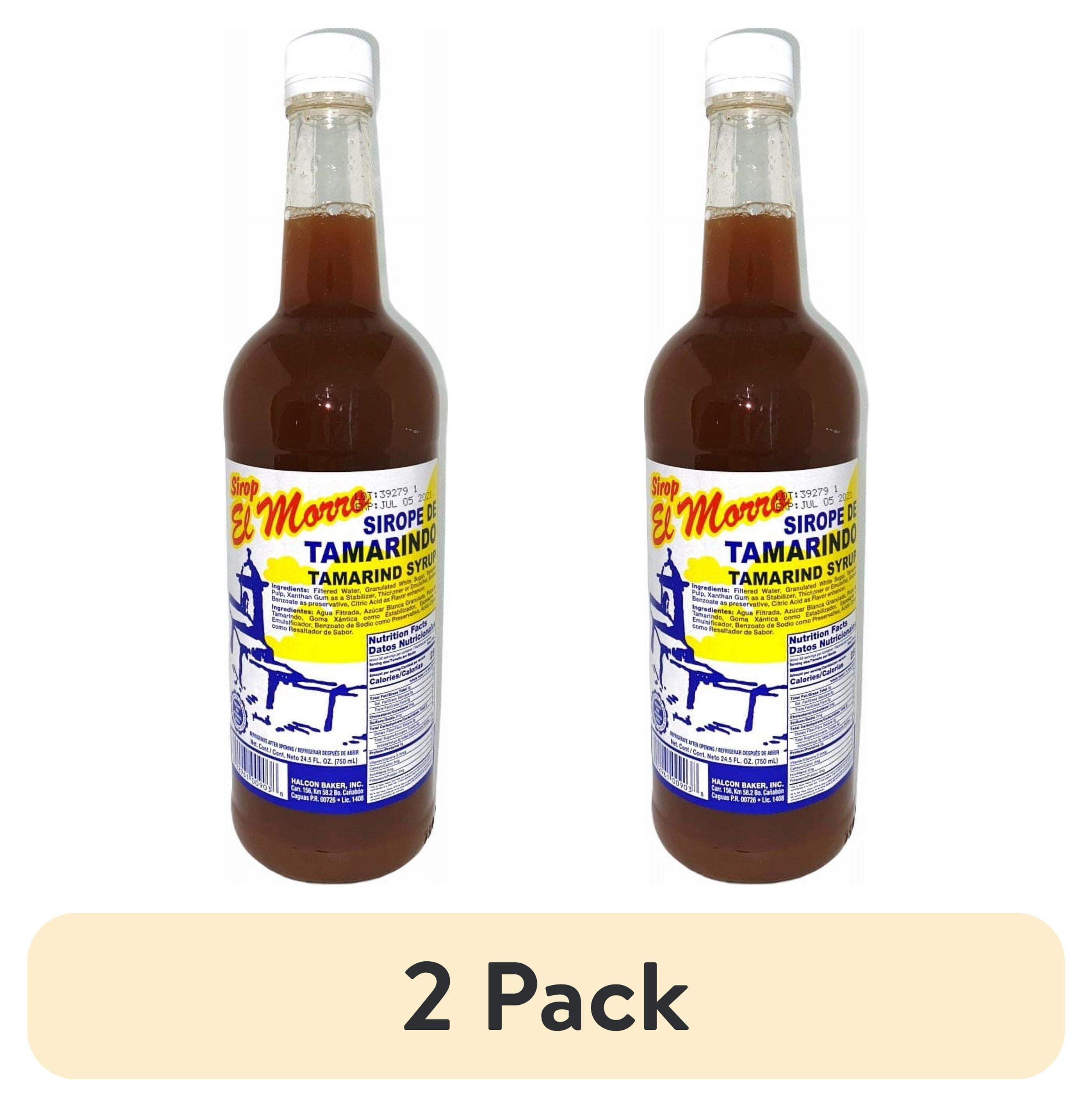 (2 pack) Sirop El Morro Tamarind Flavored Drink Mix Syrup, 24.5 fl oz ...