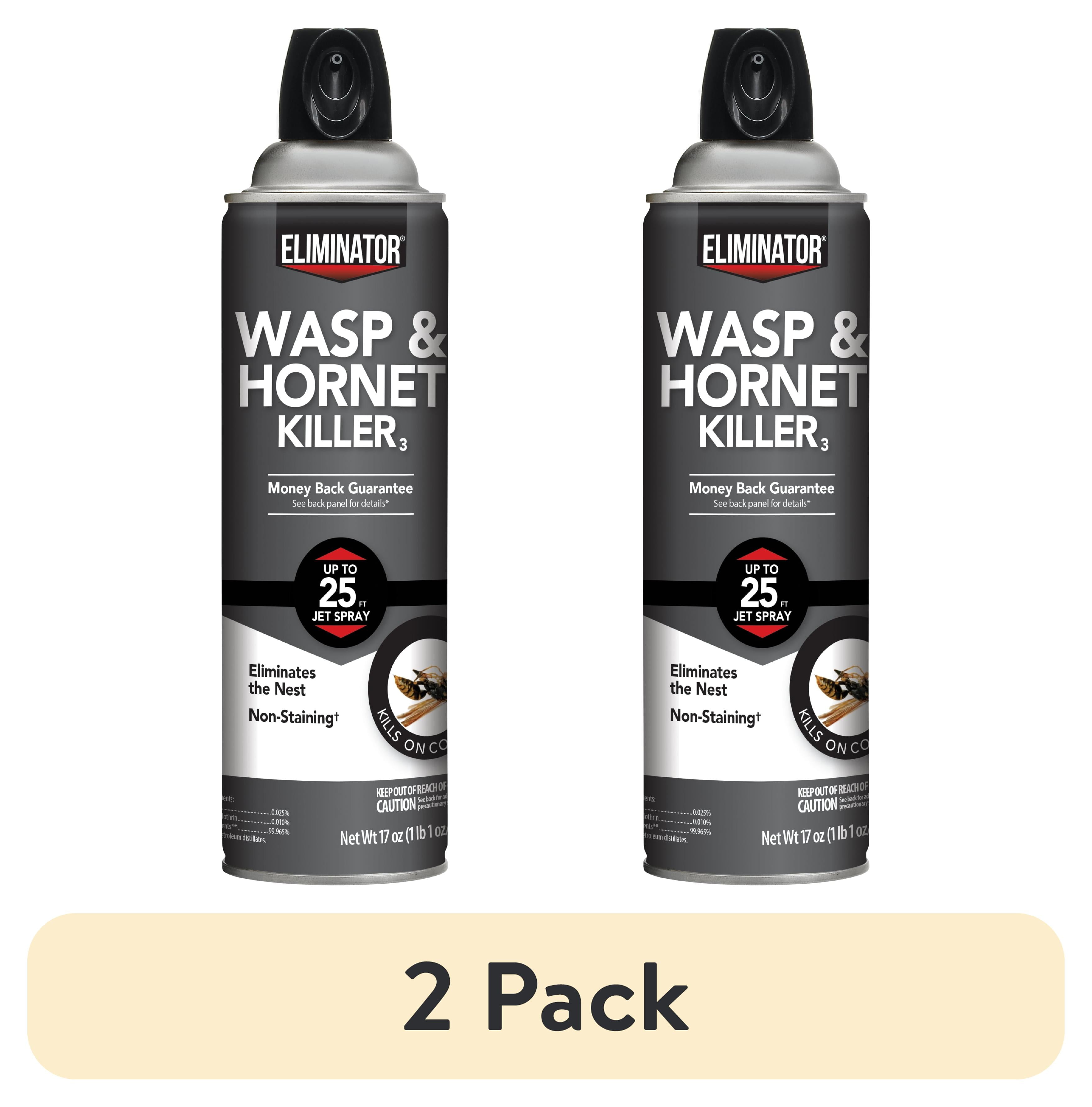 (2 pack) Eliminator Wasp & Hornet Killer3, 17 oz, Kills Wasps & More ...