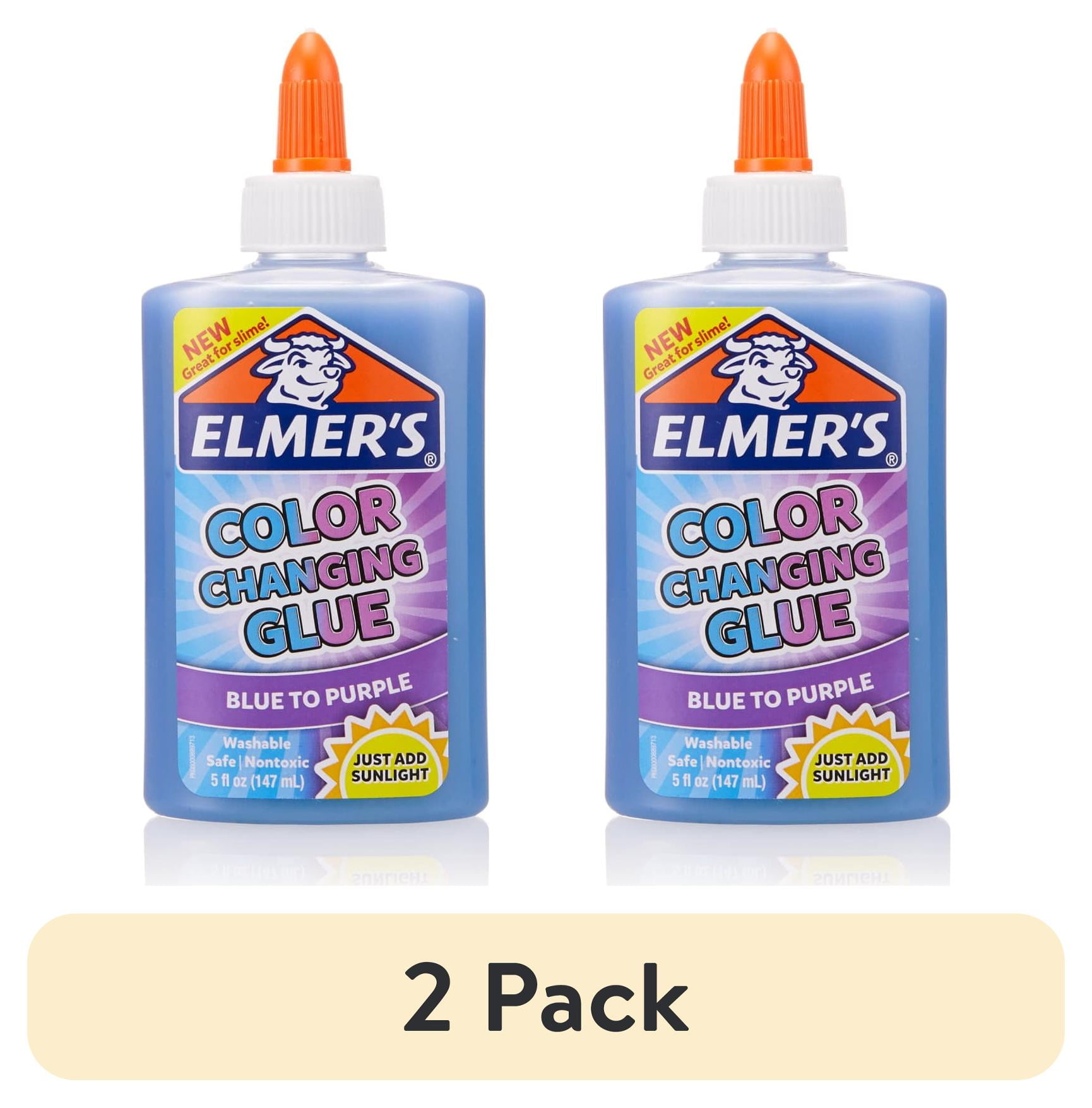 (2 pack) Elmer's Color Changing Liquid Glue, Great for Making Slime ...