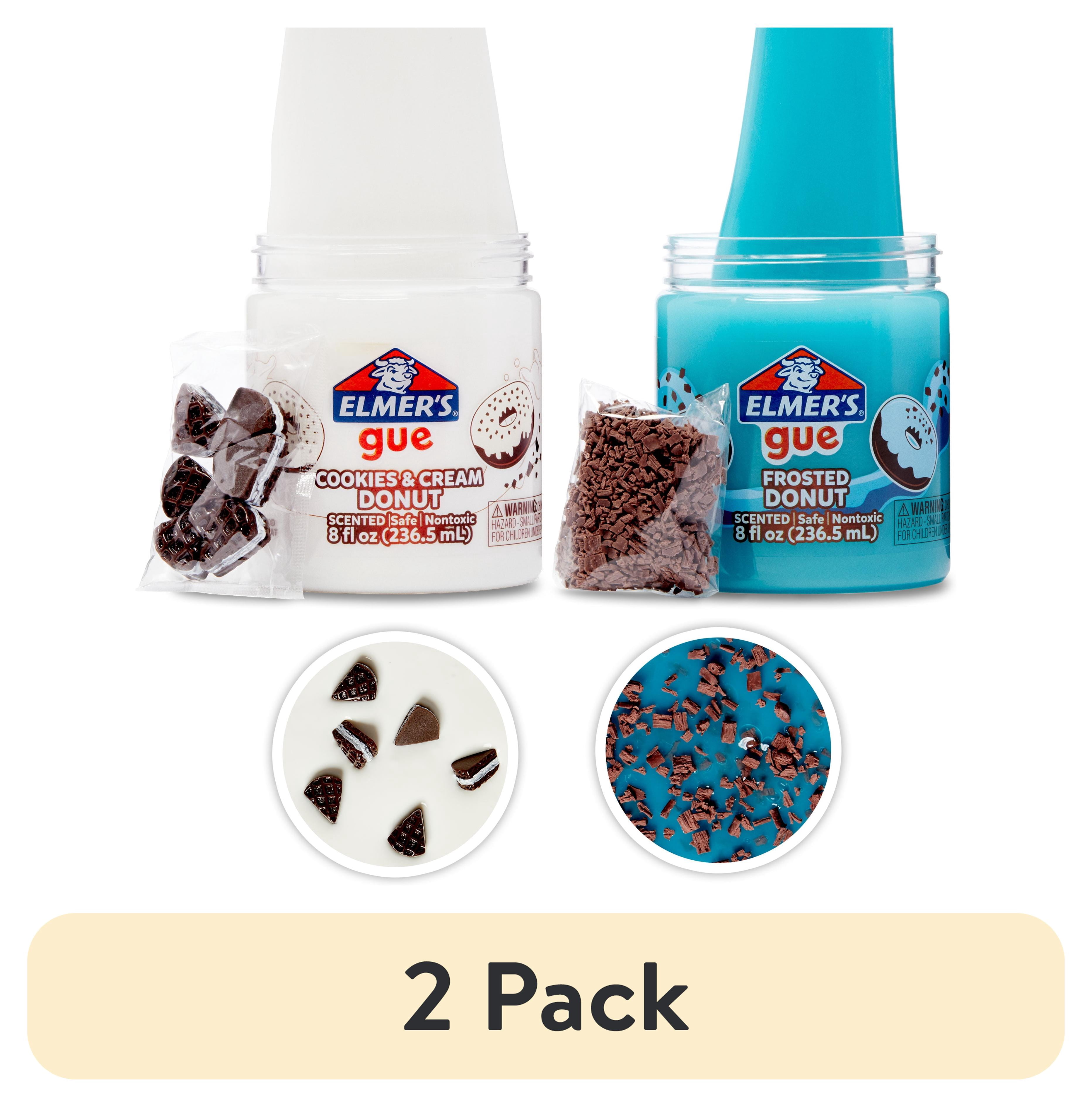 (2 pack) Elmer’s Gue Premade Slime, Donut Shop Variety Pack, Scented, 2 ...
