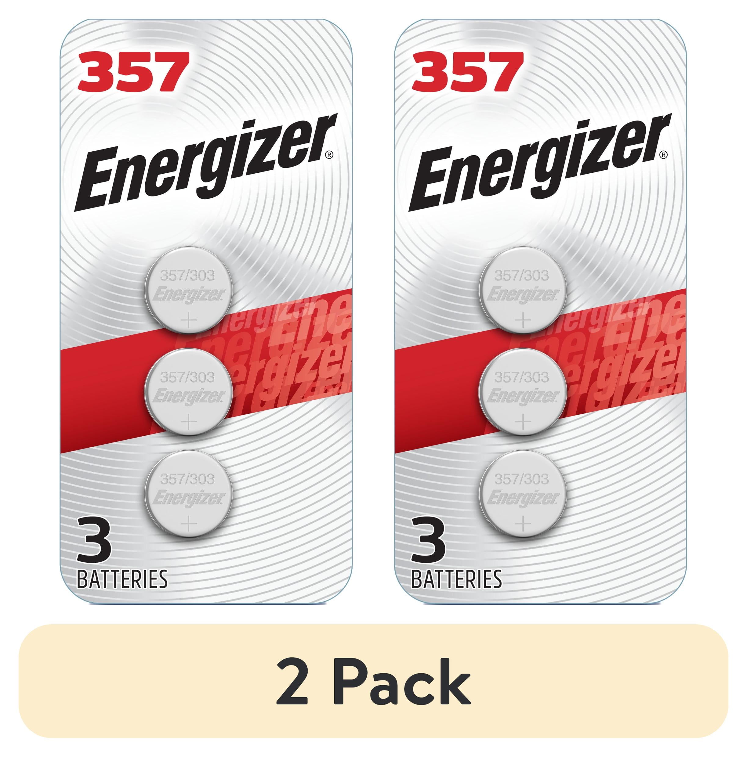 (2 pack) Energizer 357 / 303 Button Cell Batteries (3 Pack) – Also ...
