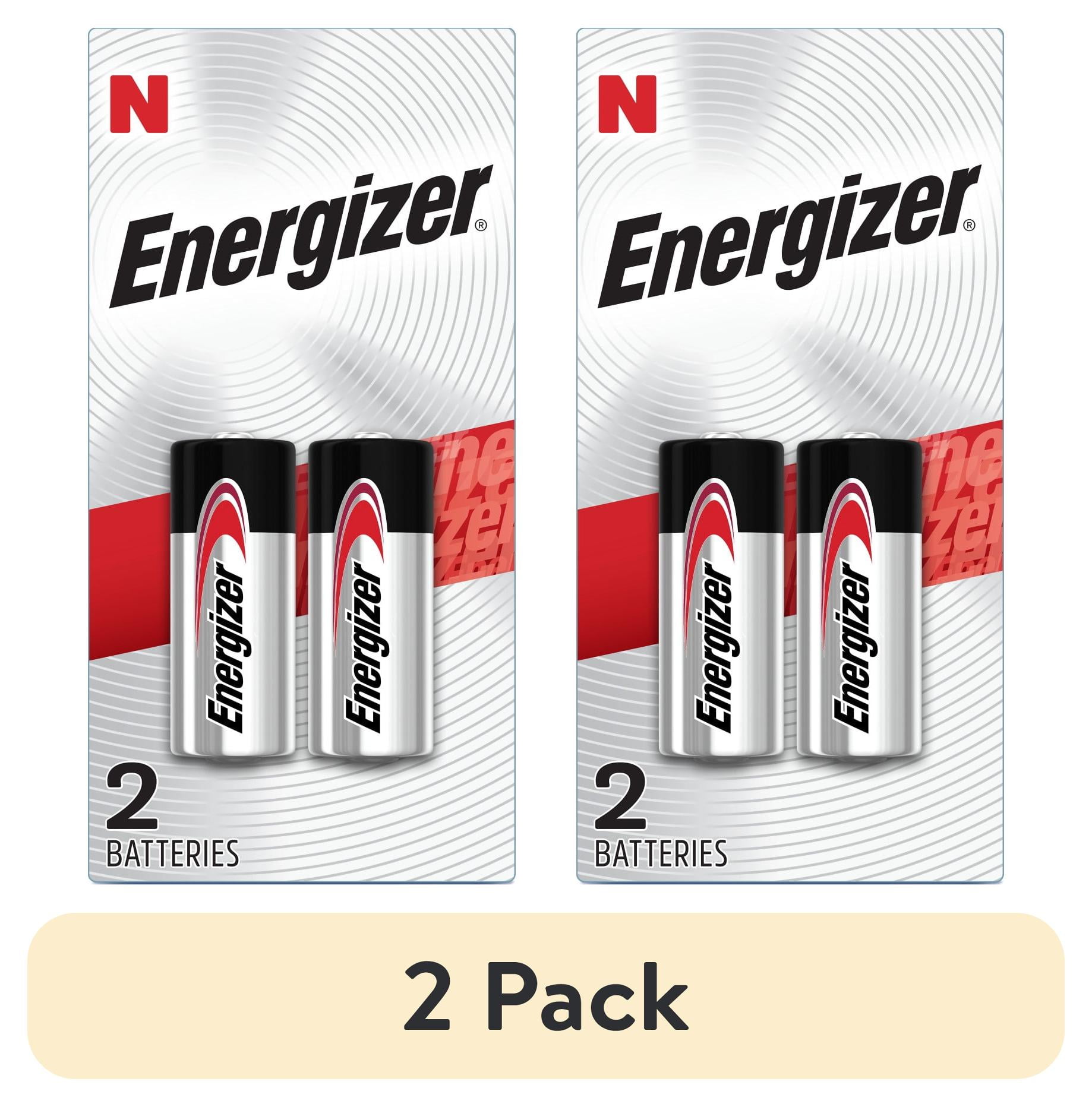 (2 pack) Energizer N Batteries, Alkaline, 1.5V, Long-Lasting Power, 2 ...