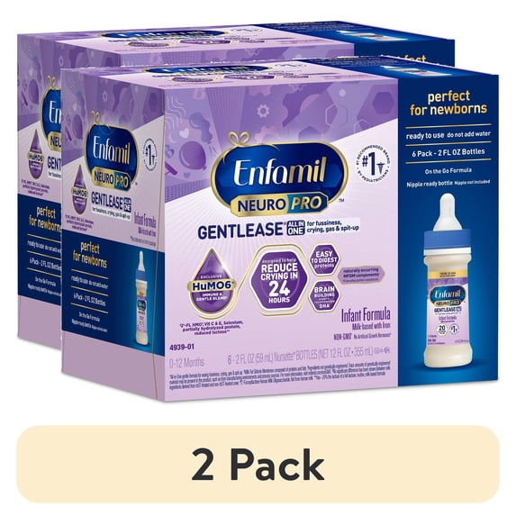 (2 pack) Enfamil NeuroPro Gentlease Liquid Baby Formula, For Premium ...