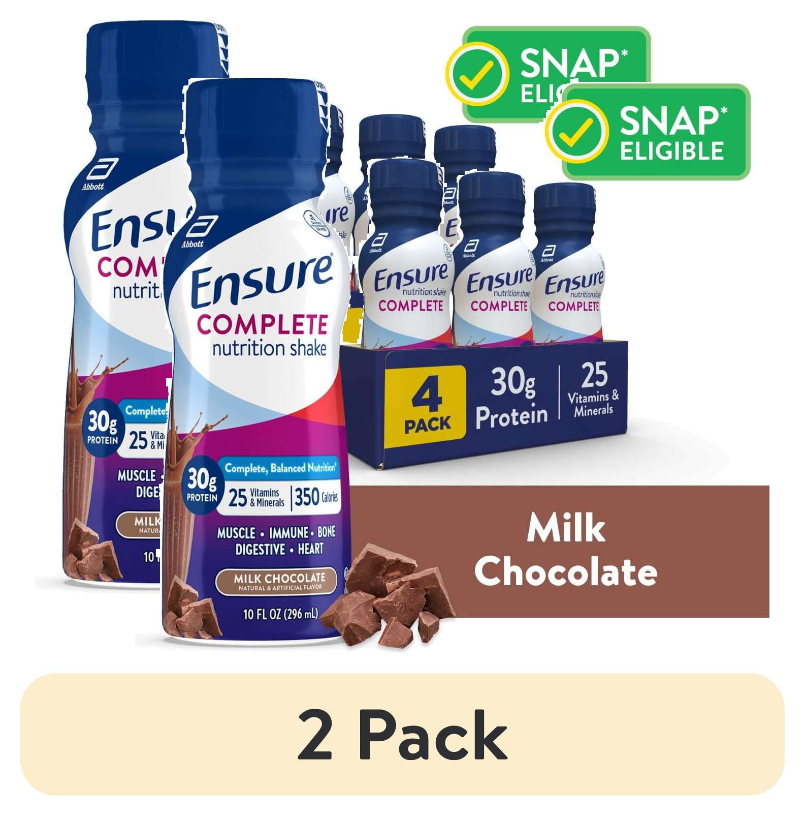 (2 pack) Ensure COMPLETE Nutrition Shake, 30g Protein, Milk Chocolate ...