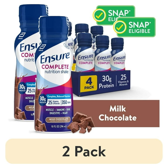 (2 pack) Ensure COMPLETE Nutrition Shake, 30g Protein, Milk Chocolate ...
