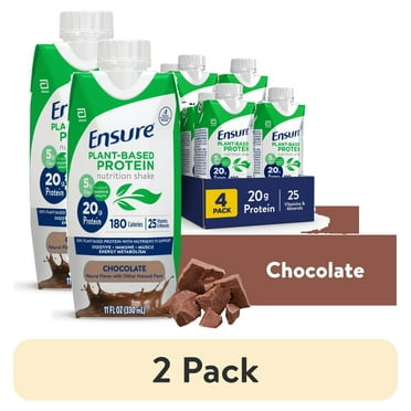 Ensure Vegan Plant-Based Protein Nutritional Drink, Dairy Free, Vanilla ...