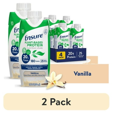 Ensure Plant-Based Protein Nutrition Shake, Vanilla, Lactose-Free ...