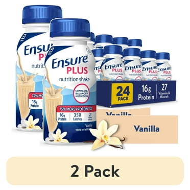 Ensure® Plus Nutrition Shake, Vanilla, 8-ounce bottle - Walmart.com