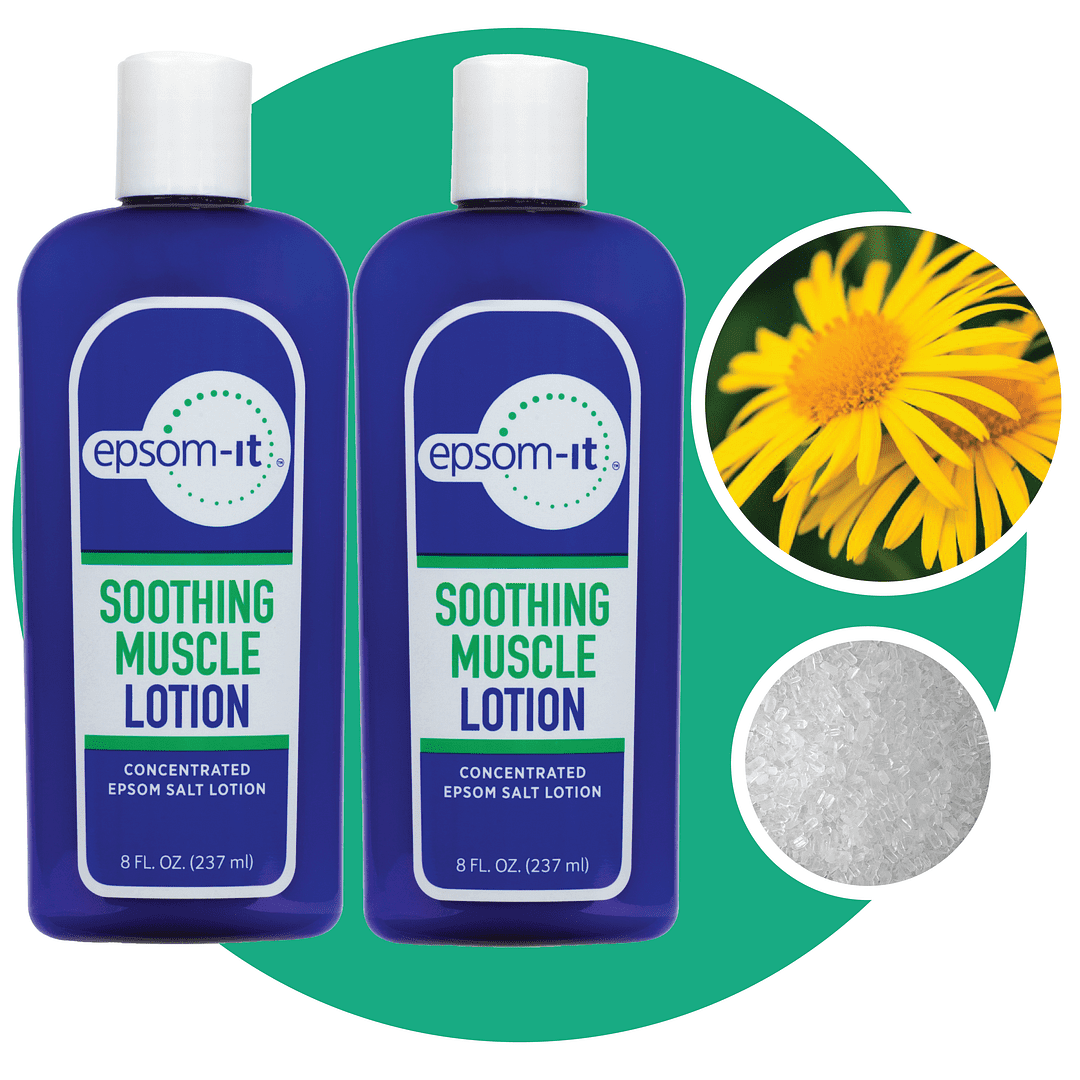 (2 pack) Epsom-It Soothing Muscle Lotion with Magnesium Sulfate and ...
