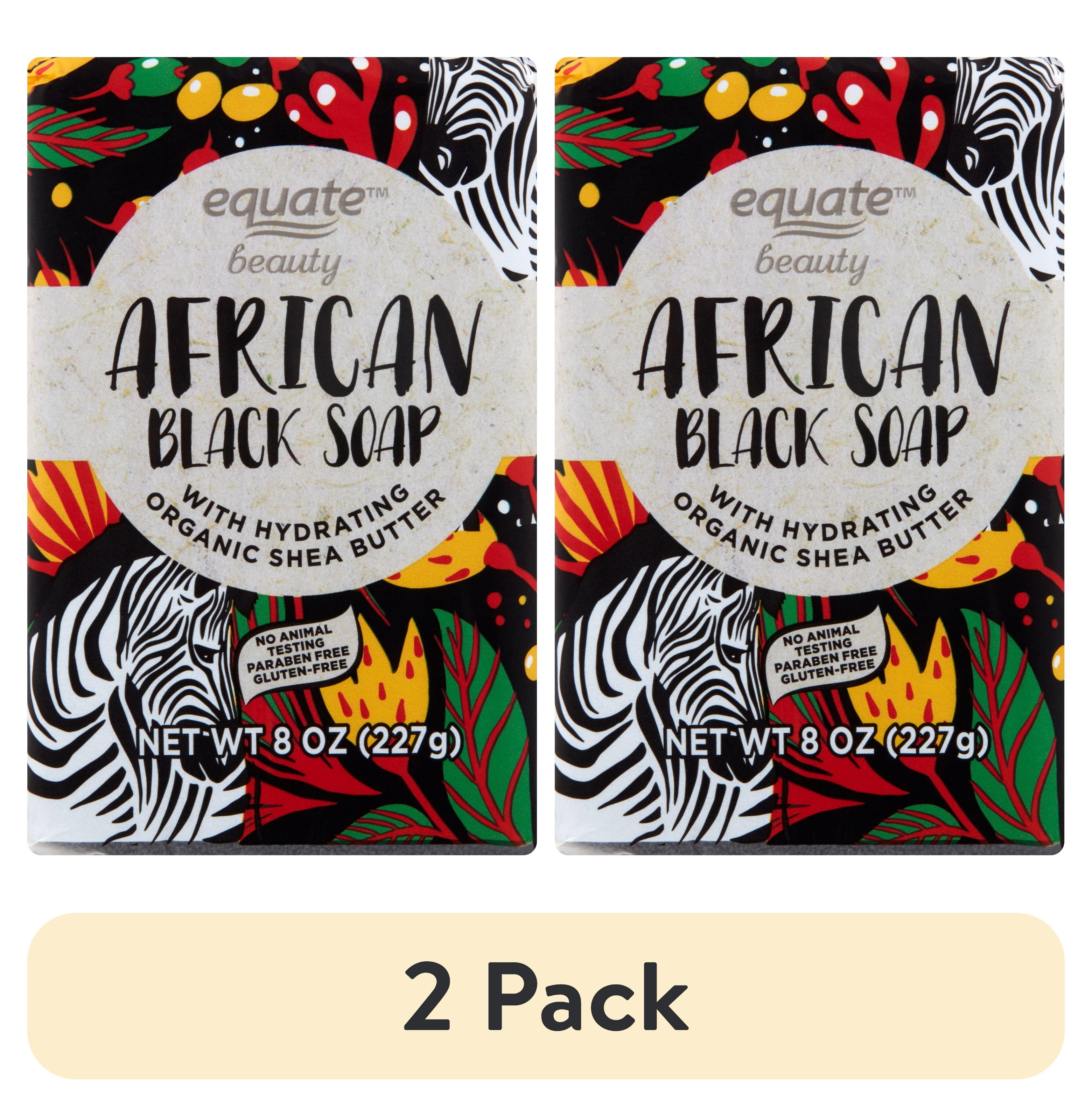 (2 pack) Equate African Black Bar Soap, 8 oz. - Walmart.com