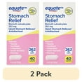 (2 pack) Equate Bismuth Subsalicylate Upset Stomach and Diarrhea Relief ...