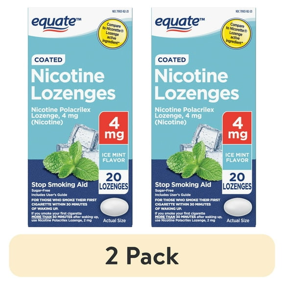 Nicotine Lozenges 4 Mg in Quit Smoking - Walmart.com