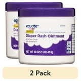 (2 pack) Equate Diaper Rash Ointment with 40% Zinc Oxide, 16 oz ...