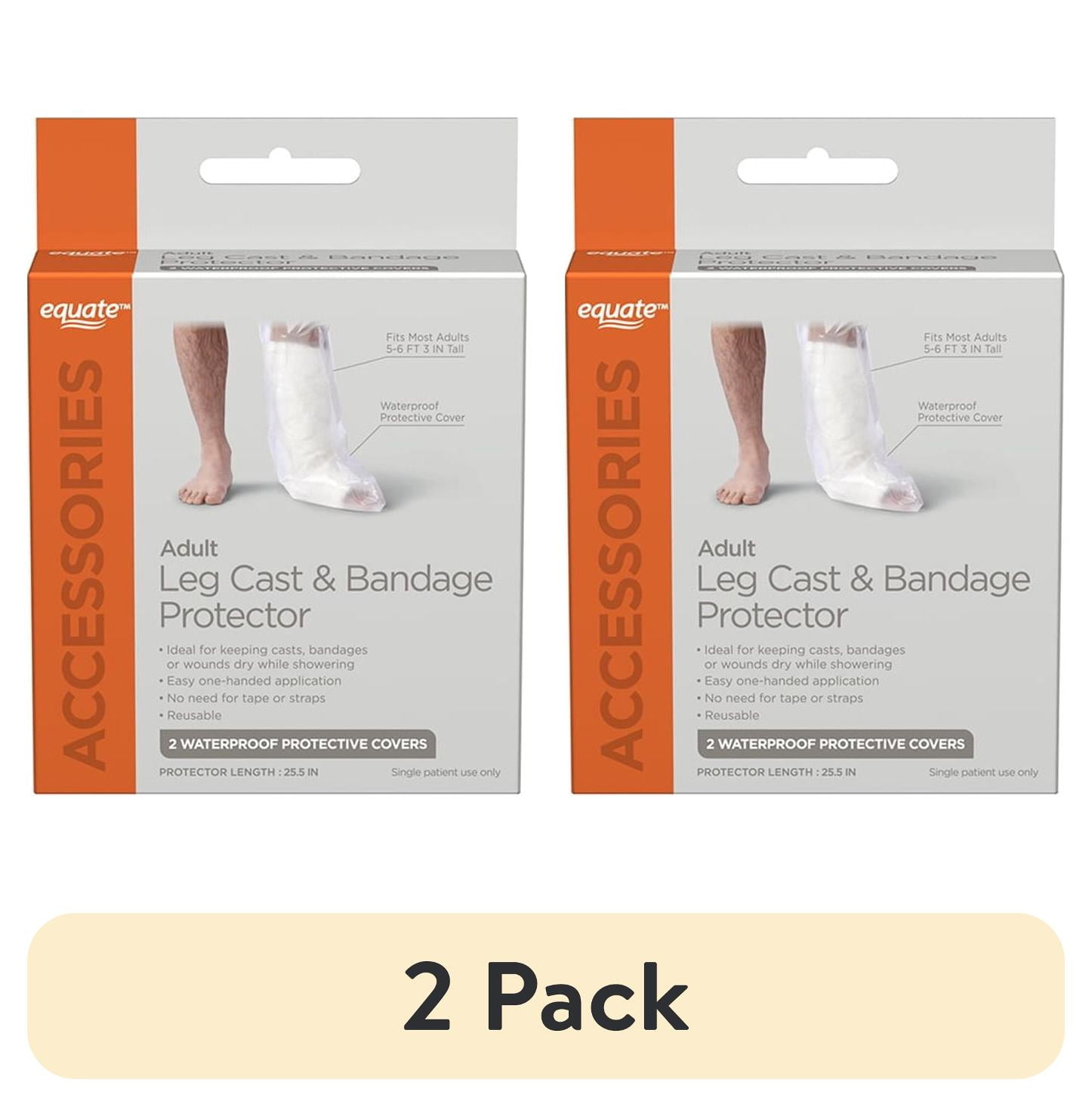 (2 pack) Equate Leg Cast Protector, Small, Child or Small Adult, 1 Pair ...