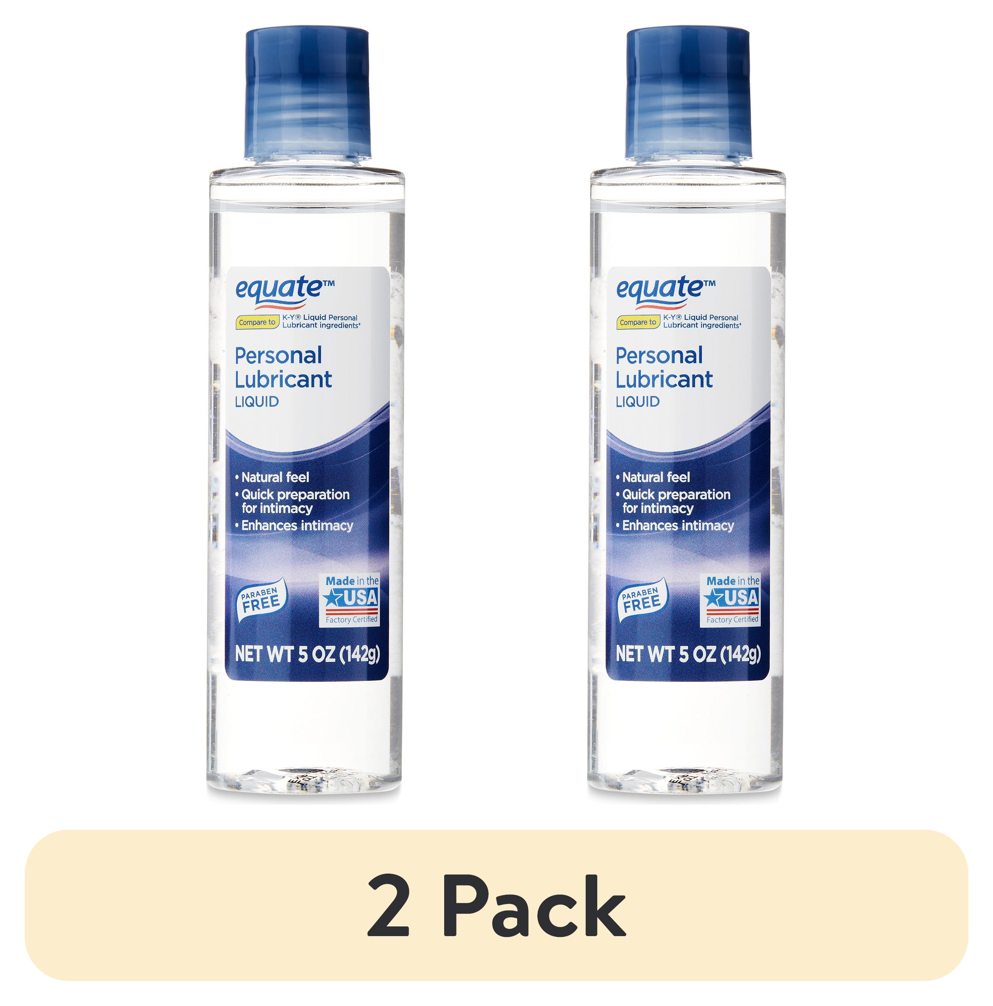 (2 pack) Equate Personal Lubricant Liquid, 5 oz, Compare to K-Y® Jelly ...
