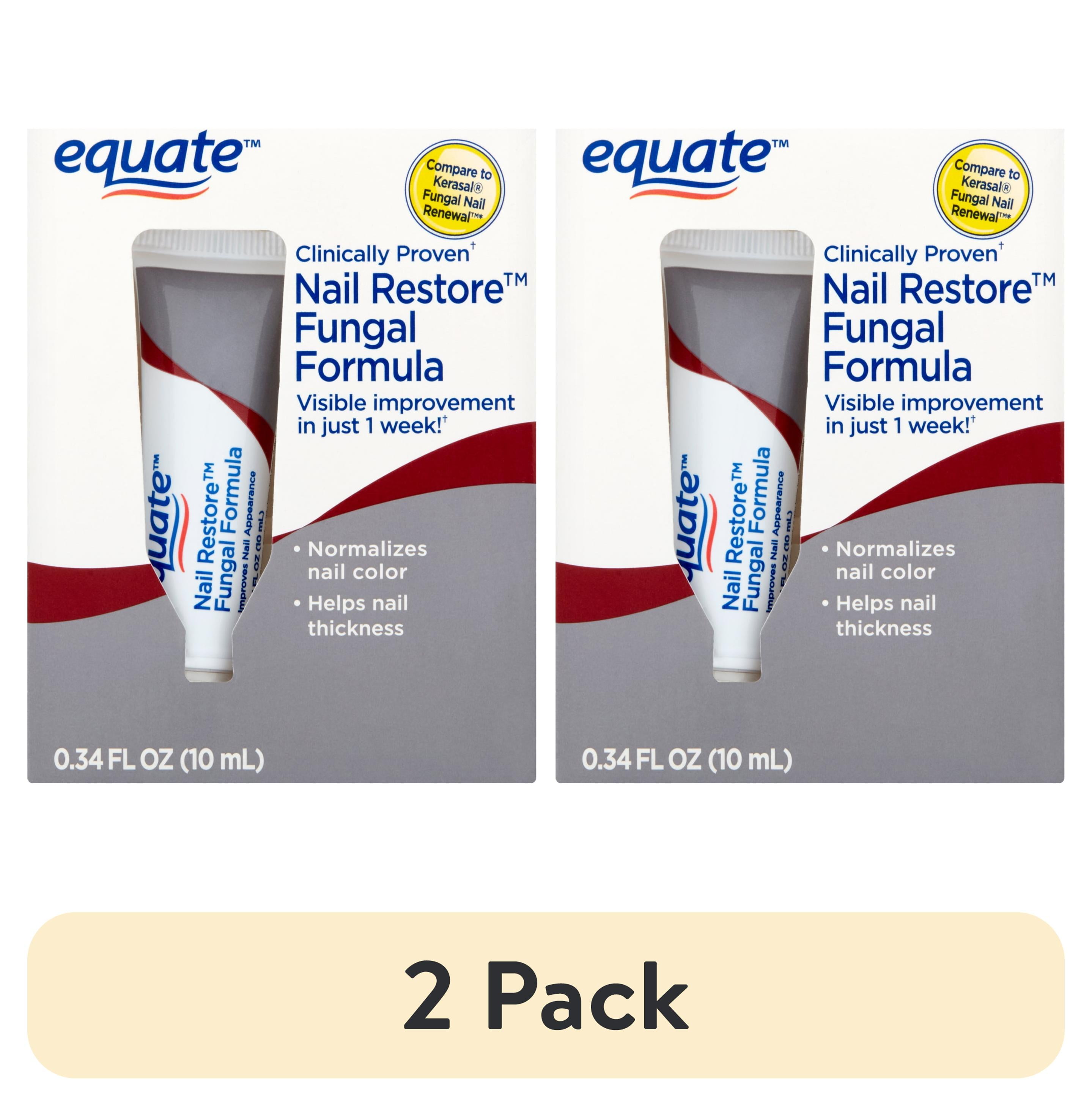 (2 pack) Equate Nail Restore Fungal Formula for Strong and Healthy ...