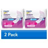 (2 pack) Equate Options Women's Incontinence Pads, Maximum Absorbency ...