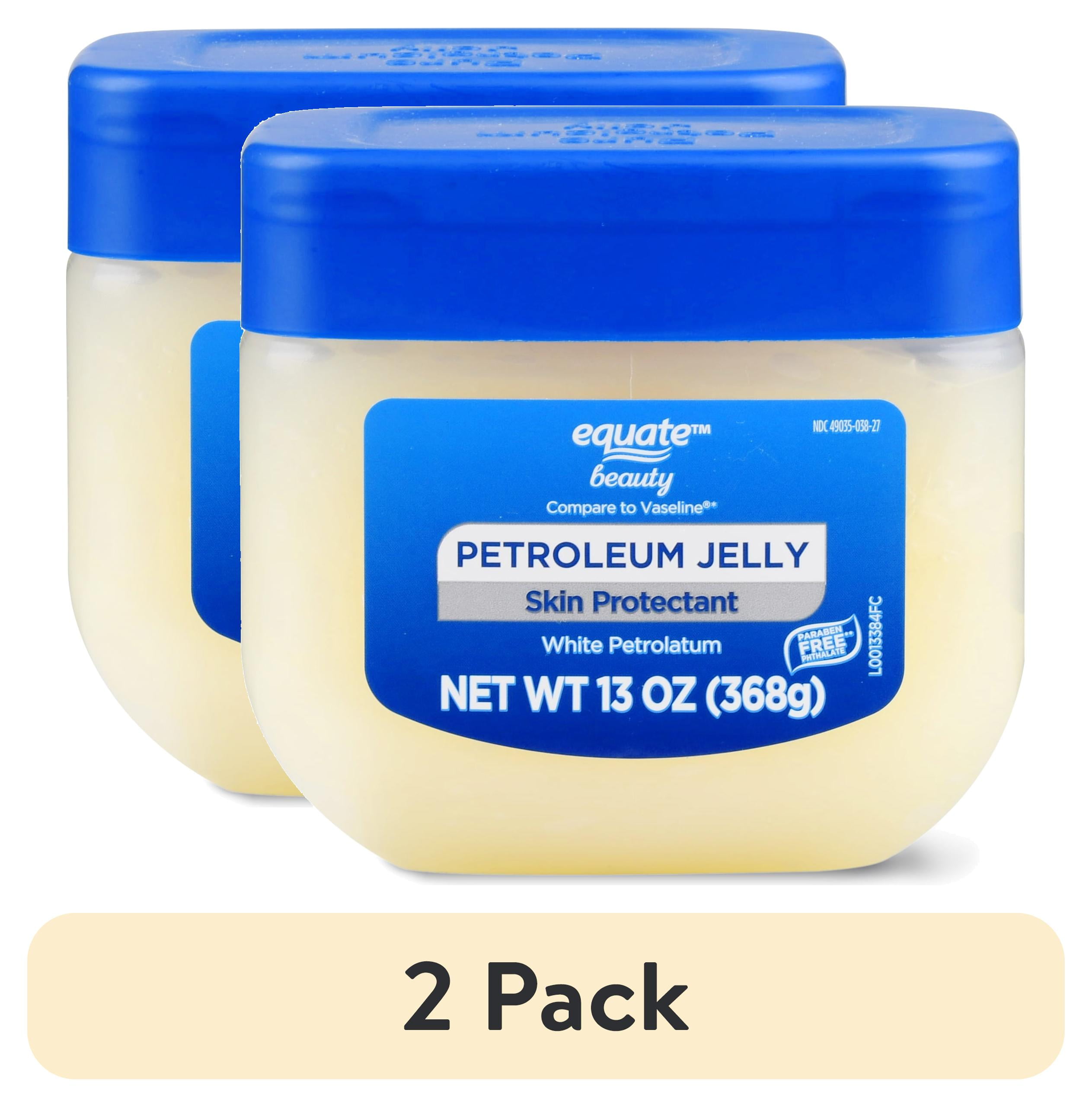 (2 pack) Equate Beauty Petroleum Jelly, 13 oz - Walmart.com