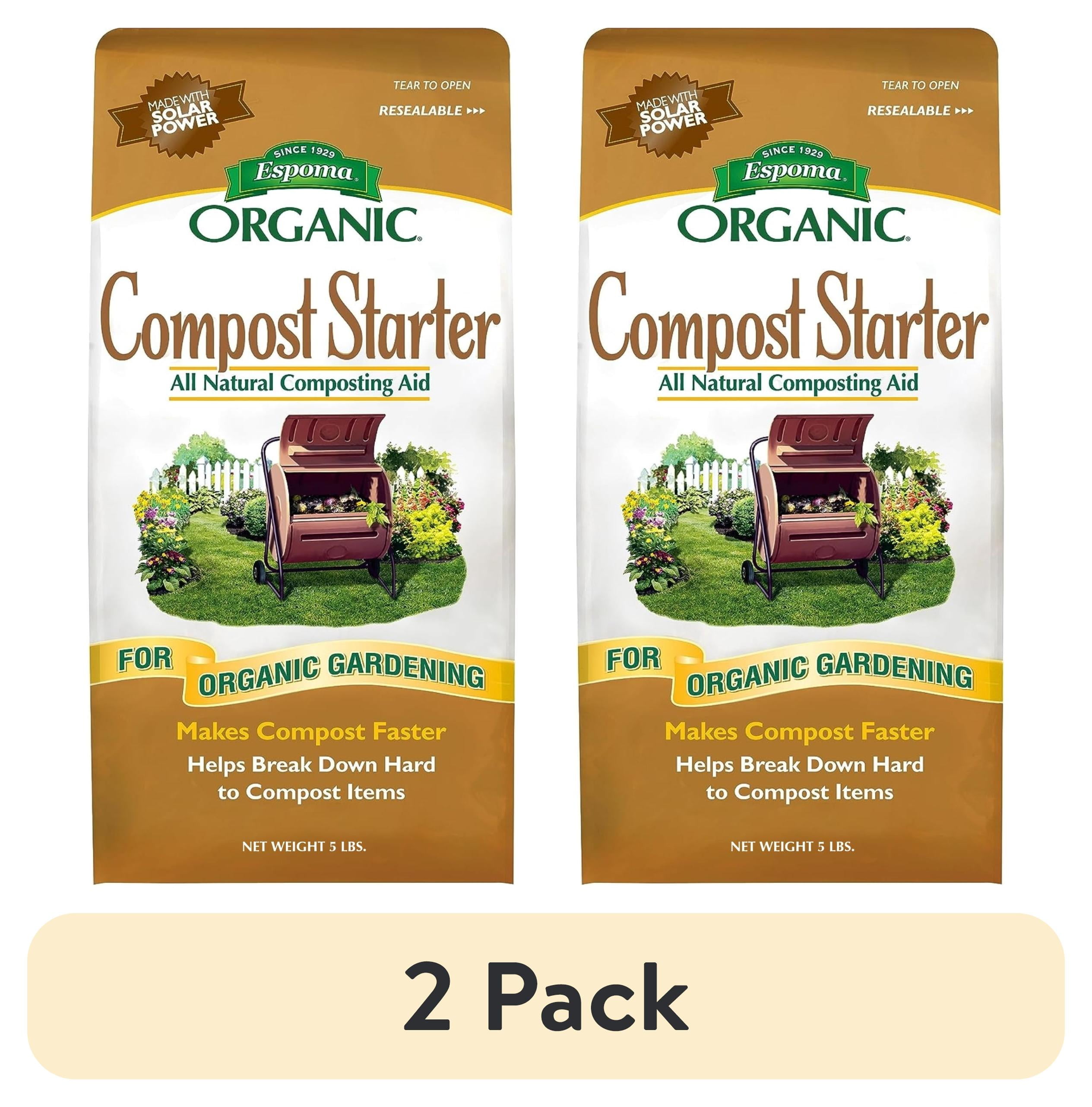 (2 pack) Espoma - Organic Traditions Compost Starter- 4 lb Bag - BE4 ...