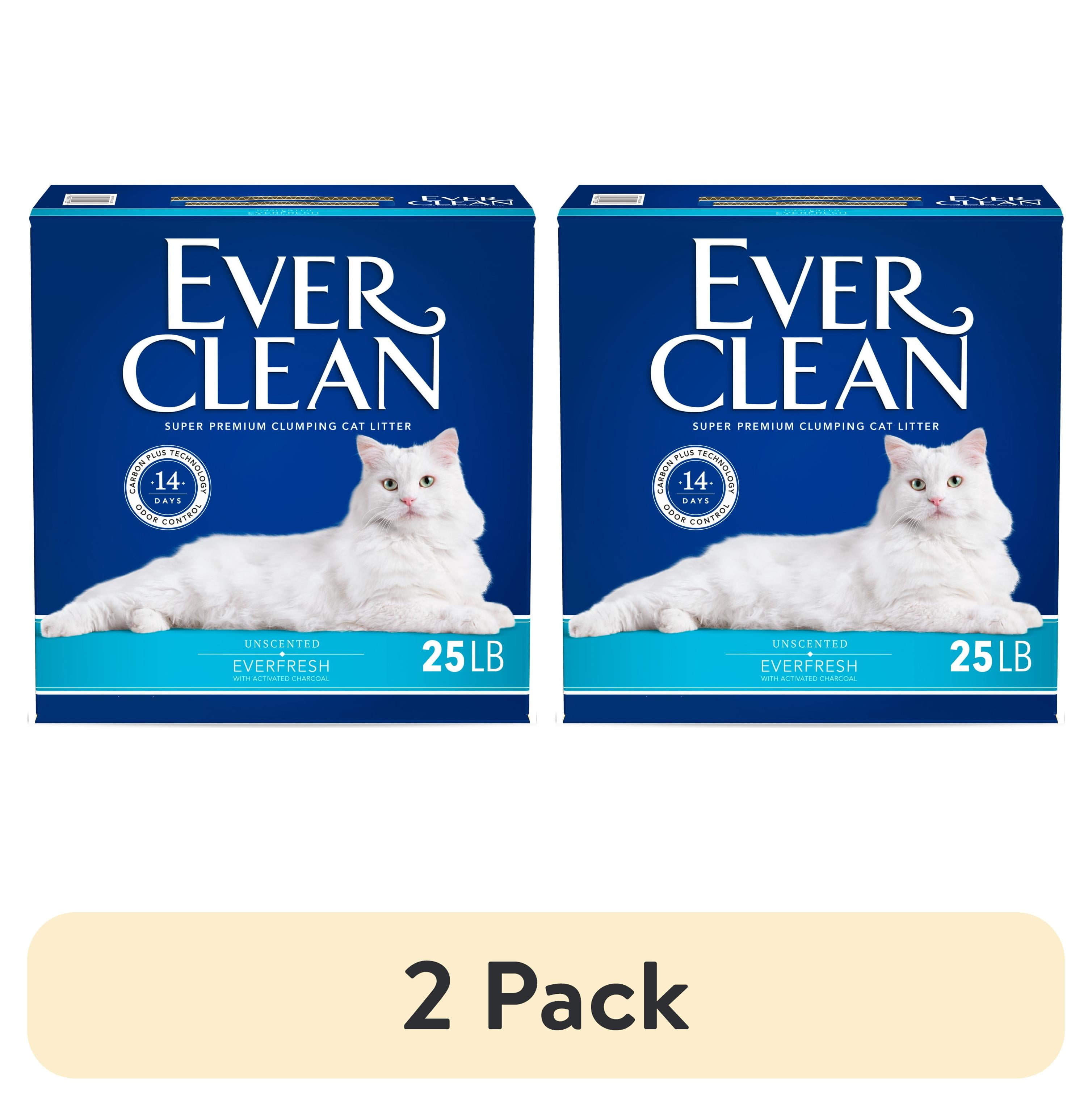 (2 pack) Ever Clean Ever Fresh Litter with Activated Charcoal Clumping ...