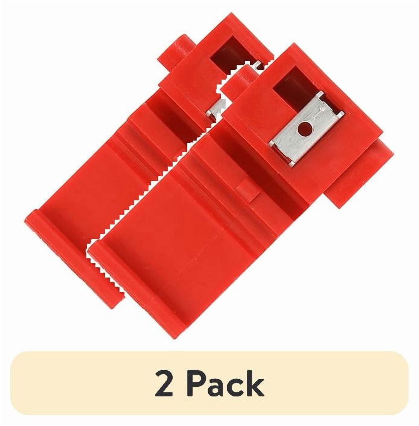 (2 pack) Ever Start Auto Electrical 4-Piece Quick Connectors, Red, Fits ...